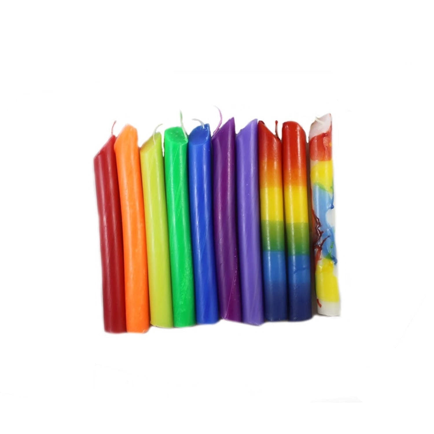 Walmart Colors Of The Rainbow - Fast Burning Drip Candle 10 Pack ...