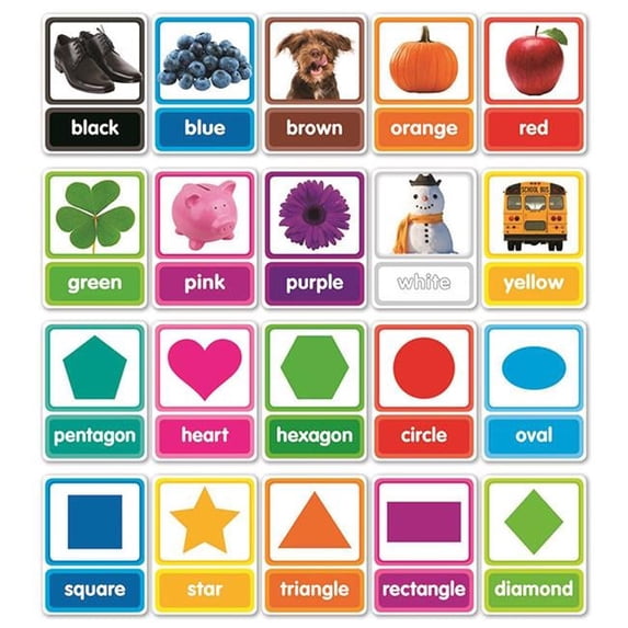 Colors & Shapes Bulletin Board Set - Walmart.com