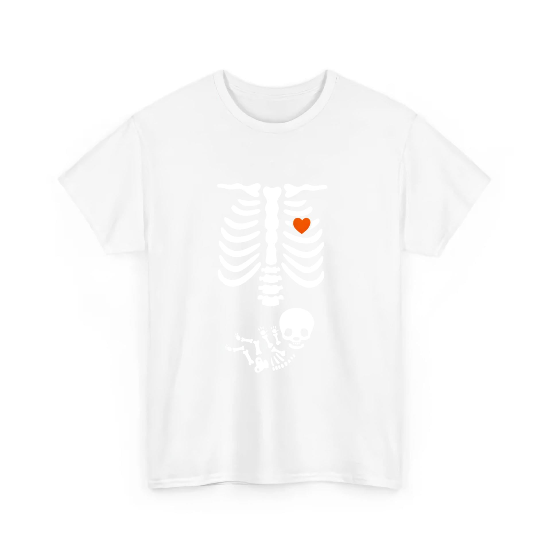 Colors Skeleton Fall Maternity Shirt, Pregnant Women Costume, Fall New ...