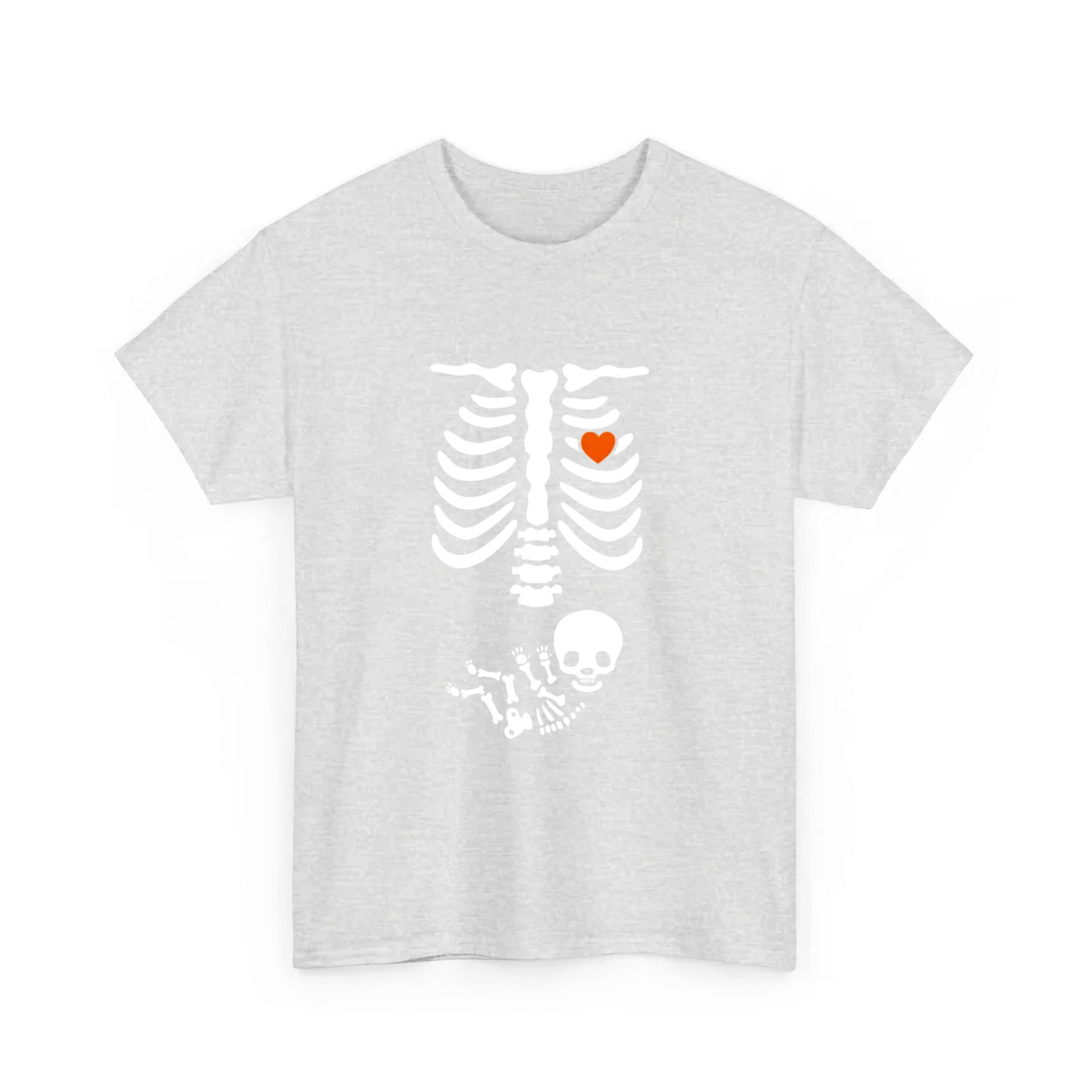 Colors Skeleton Fall Maternity Shirt, Pregnant Women Costume, Fall New ...