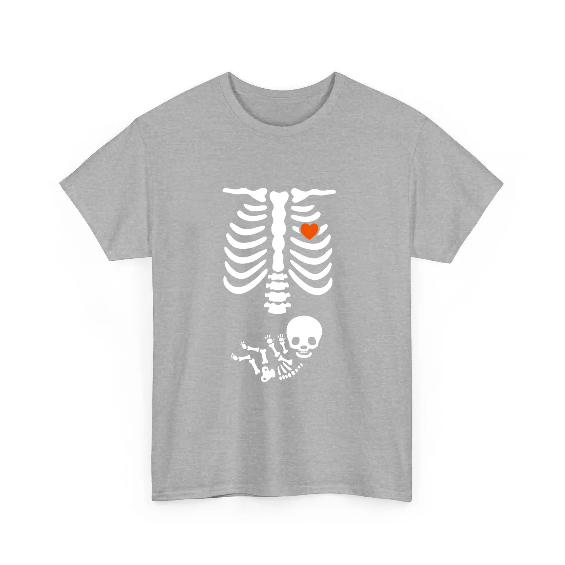 Colors Skeleton Fall Maternity Shirt, Pregnant Women Costume, Fall New ...