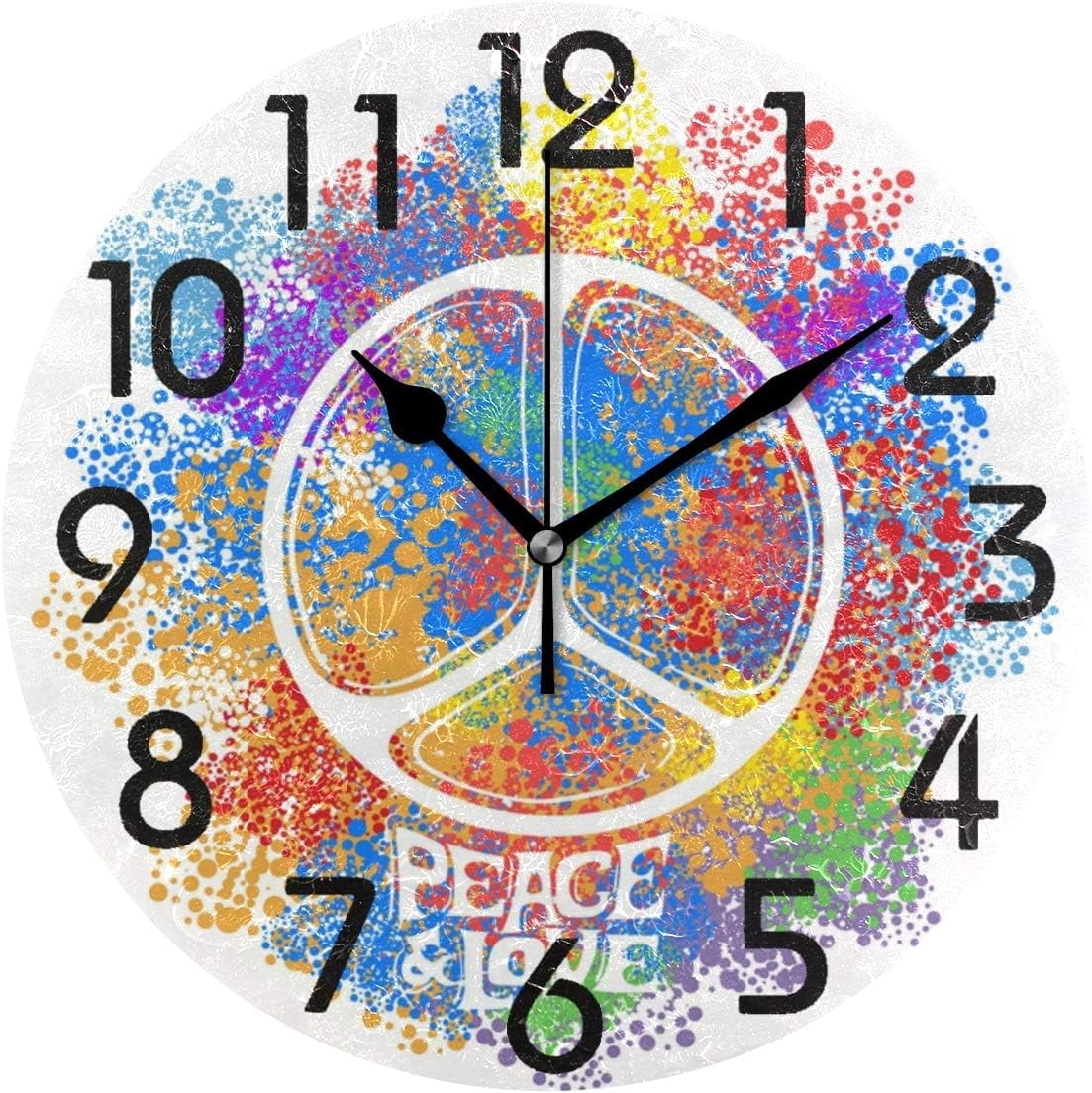 Colors Splash Hippie Symbol Idea Peace Freedom Love Antiwar ...