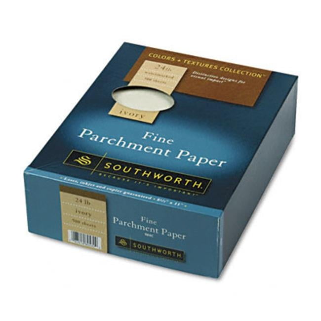 Colors + Textures Fine Parchment Paper Ivory 24lb Letter 500 per Box ...