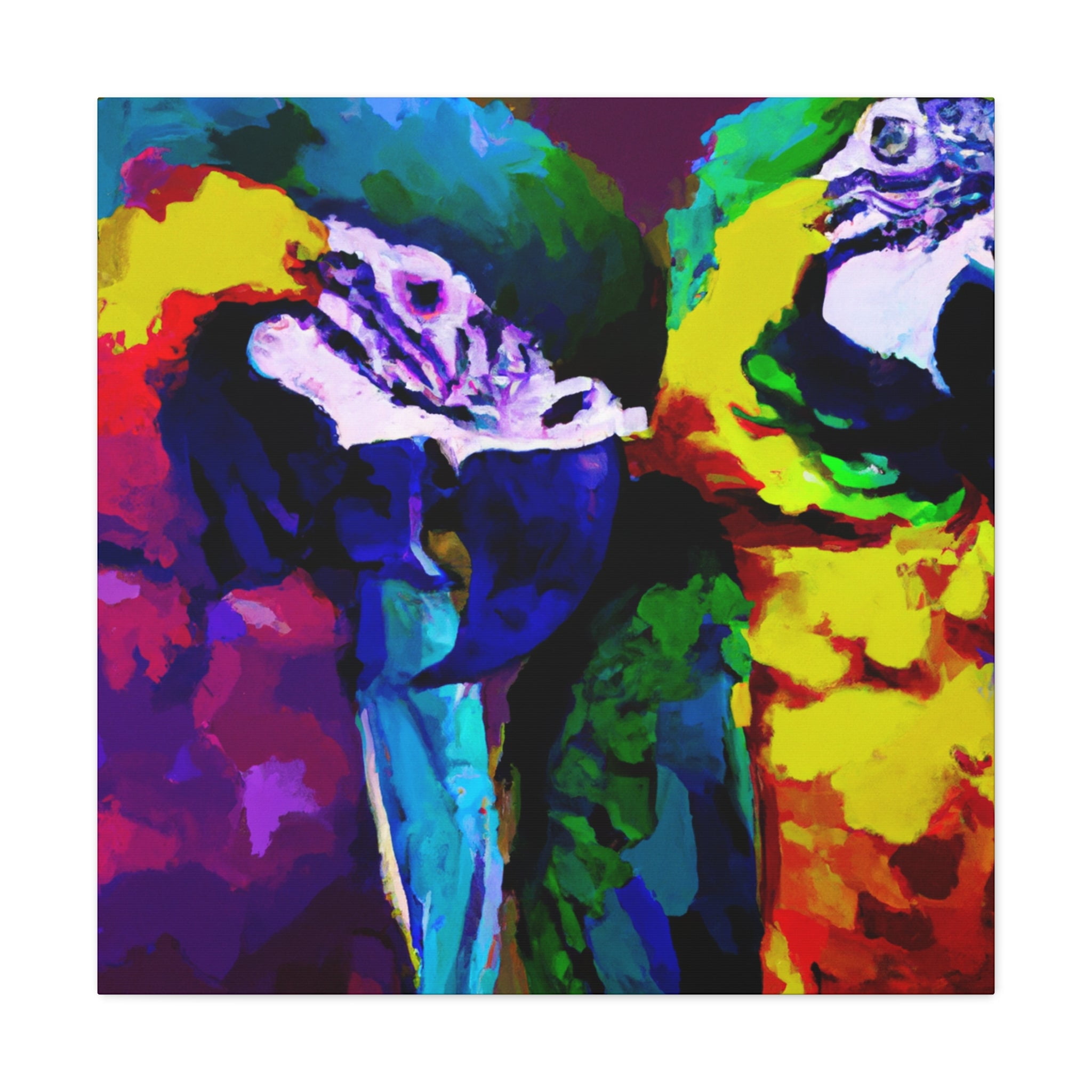 "Colors of Macaw Flight" - Canvas - Walmart.com