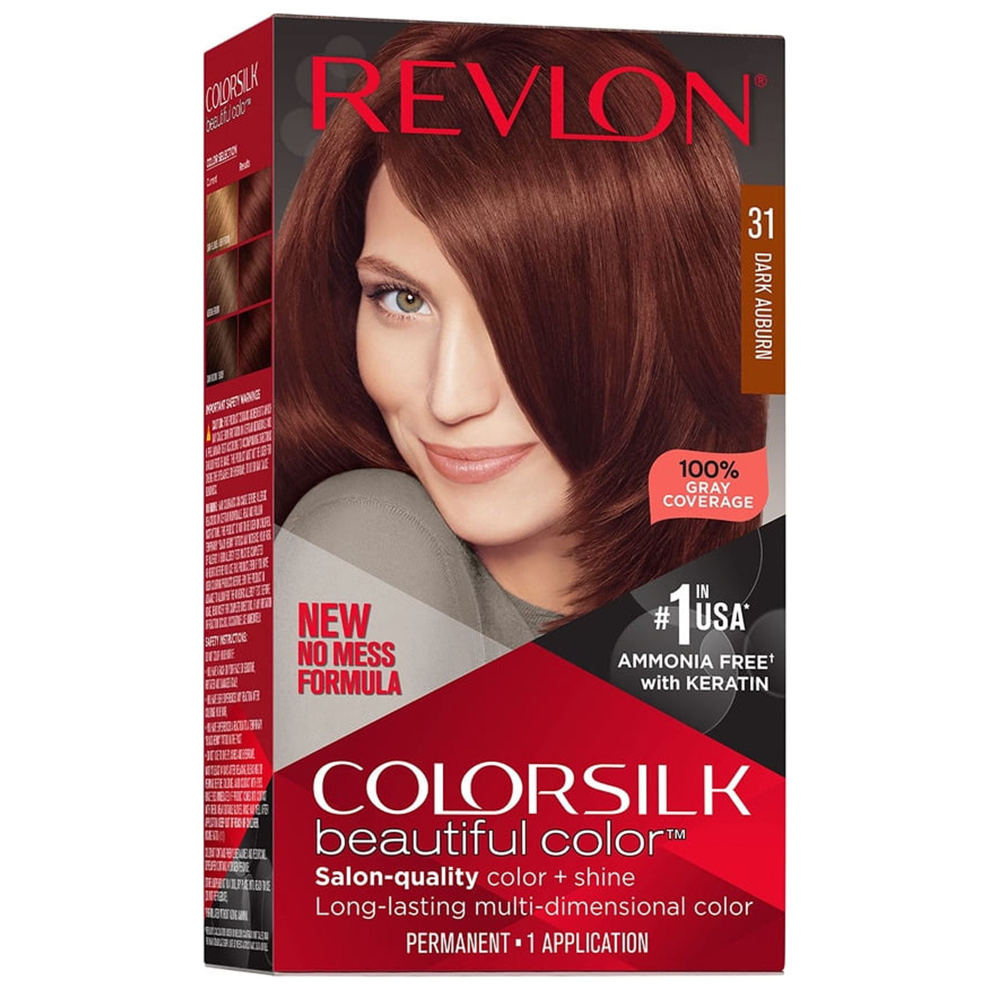 Colorsilk Beautiful Color Permanent Hair Color, Long-Lasting High ...