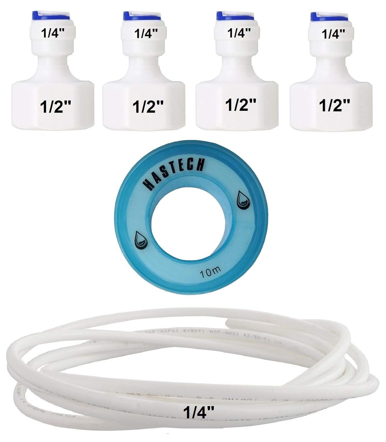 Colorsole RO Female Direct Valve Straight Connector 12 Female Thread x ...