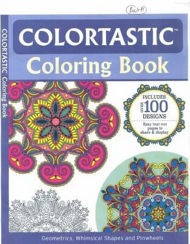 Pre-Owned Colortastic Coloring Book - with Coloriig Pencils - Includes ...
