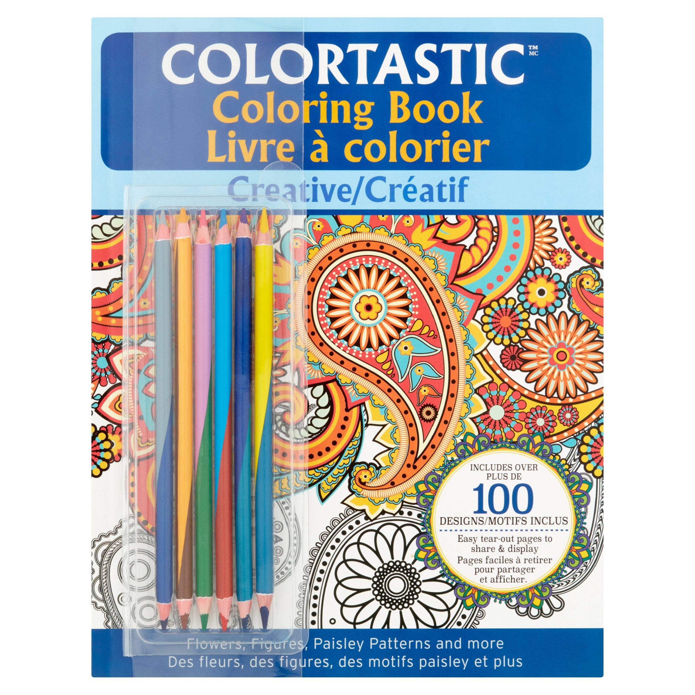 Colortastic Creative Coloring Book, As Seen on TV - Walmart.com
