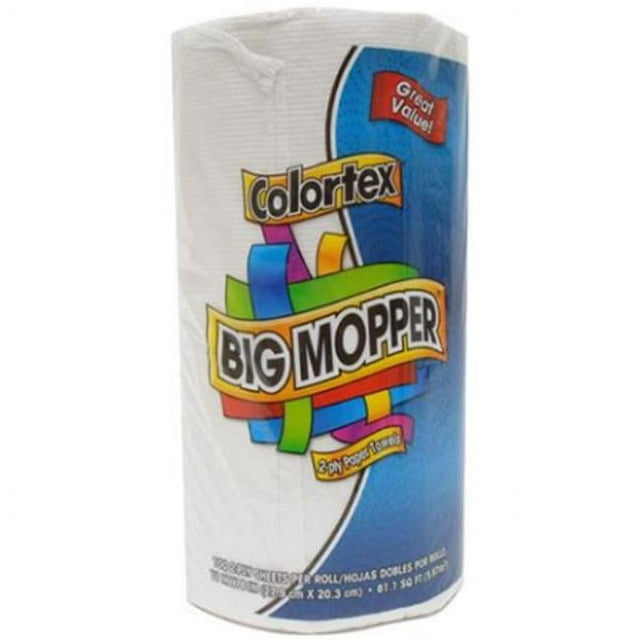 Colortex 57477C Big Mopper Paper Towel - 168 Sheets - Pack of 24 ...