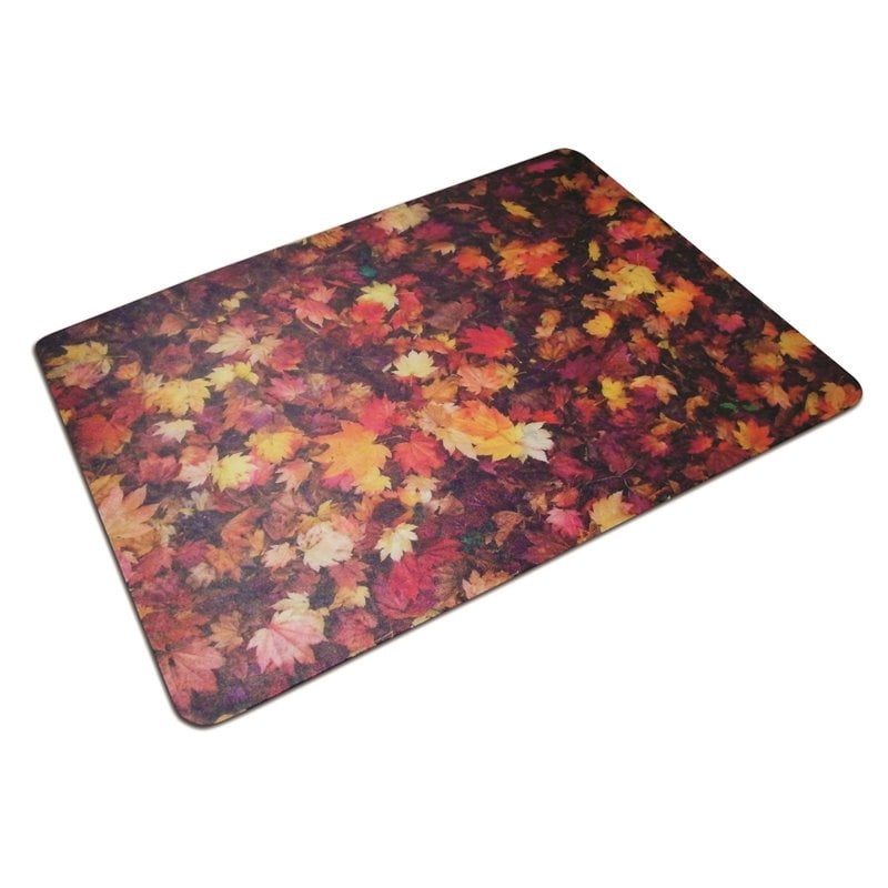 Colortex® Rectangular Floor Mat in "Autumn Leaves" Design - 36" x 48 ...
