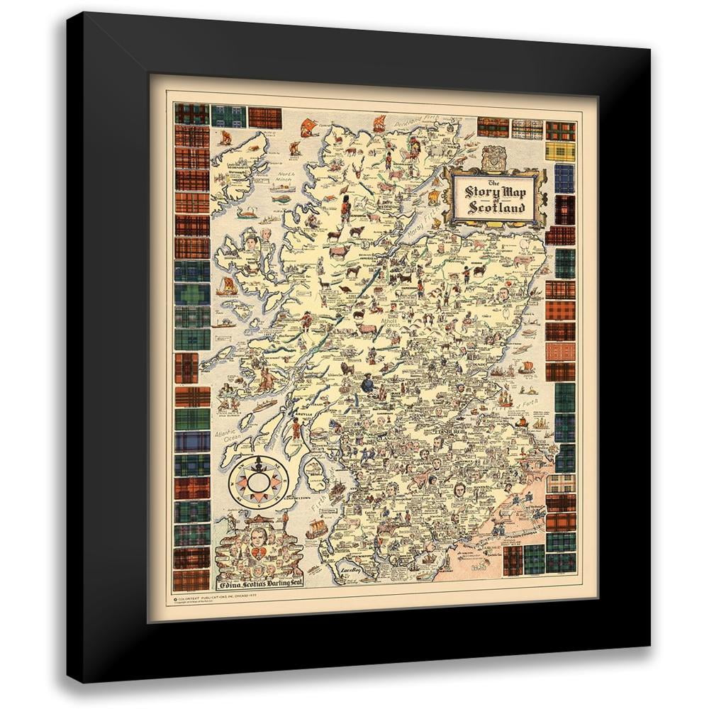 Colortext Publications 12x14 Black Modern Framed Museum Art Print ...