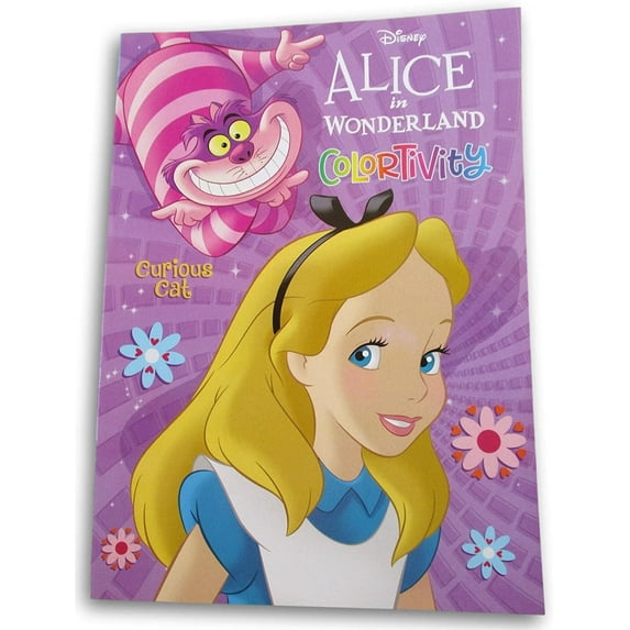Colortivity Alice in Wonderland Curious Cat Coloring and Activity Book ...