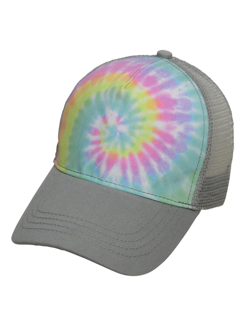 Colortone 9200 Tie-Dyed 5-Panel Trucker Cap - Pastel - Walmart.com