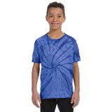 Colortone Spider Tie Dye Youth Short Sleeve Tee T1000Y - Walmart.com