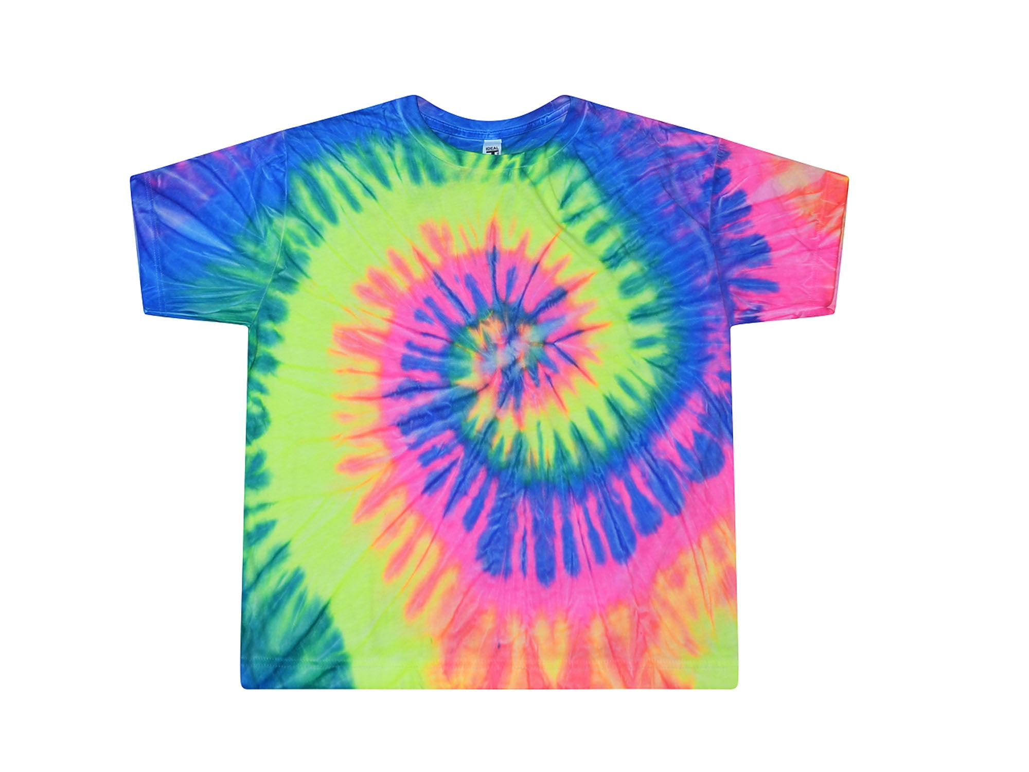 Colortone Tie Dye Cropped T-Shirts Women Sizes XS to XL Casual Cotton ...