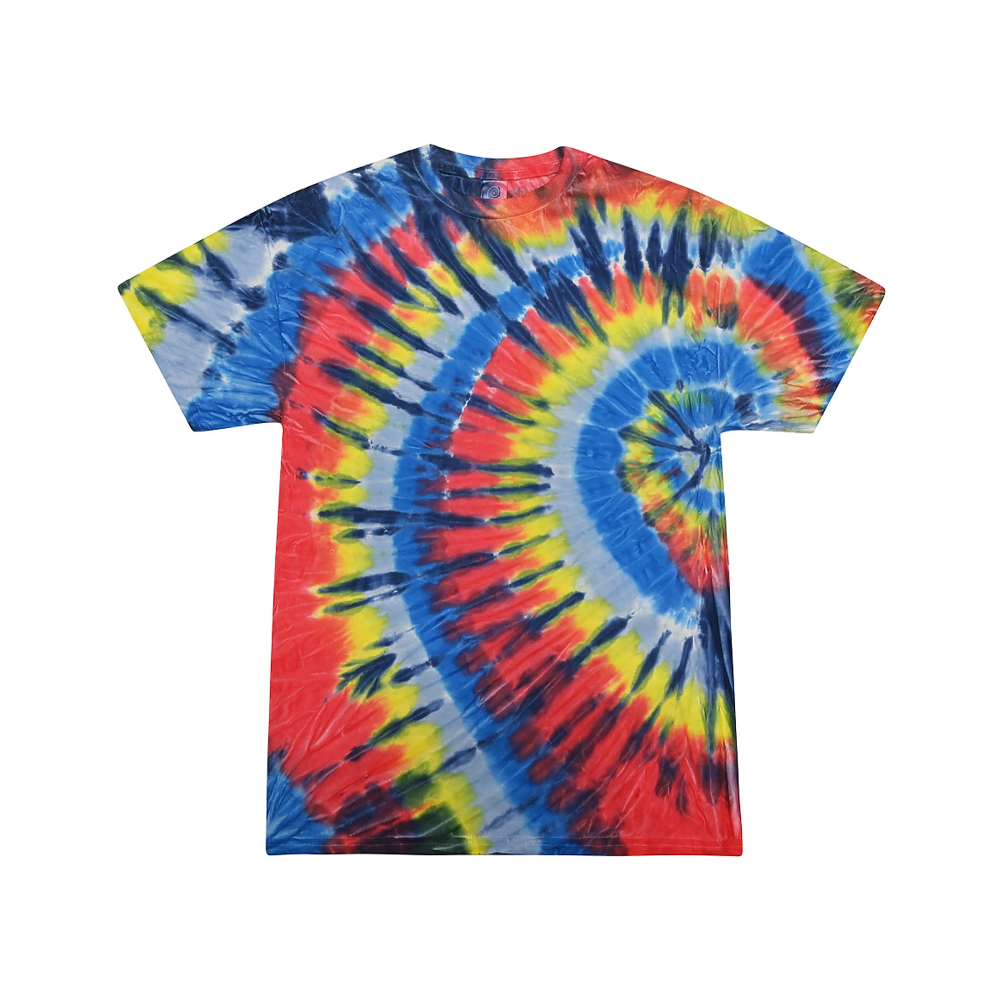 Colortone Tie Dye T-Shirts Multicolor Boys and Girls Cotton Sizes YXS ...