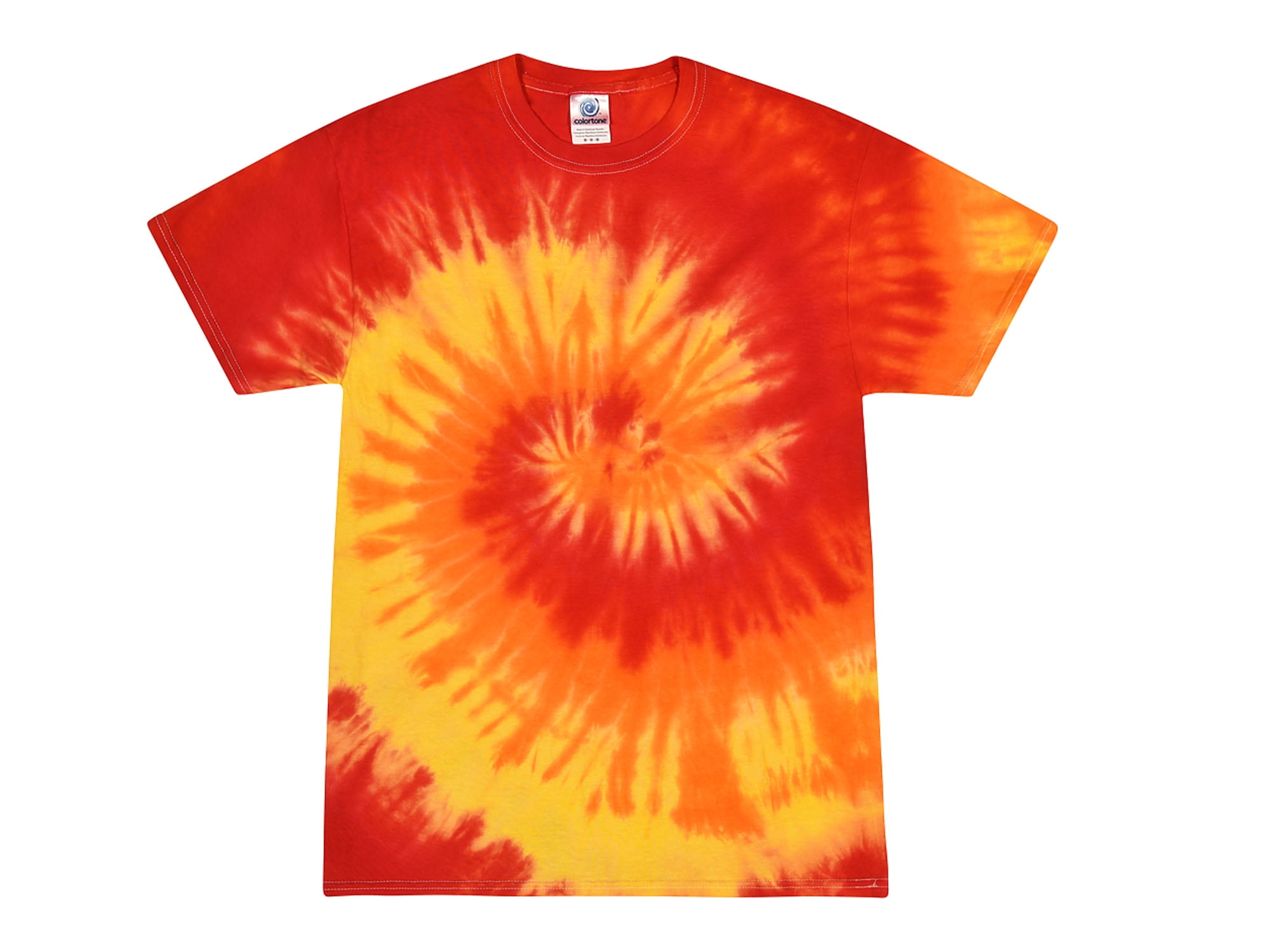 Colortone Tie Dye T-Shirts Swirl Multi Colors Adult S to 5XL Men 100% ...