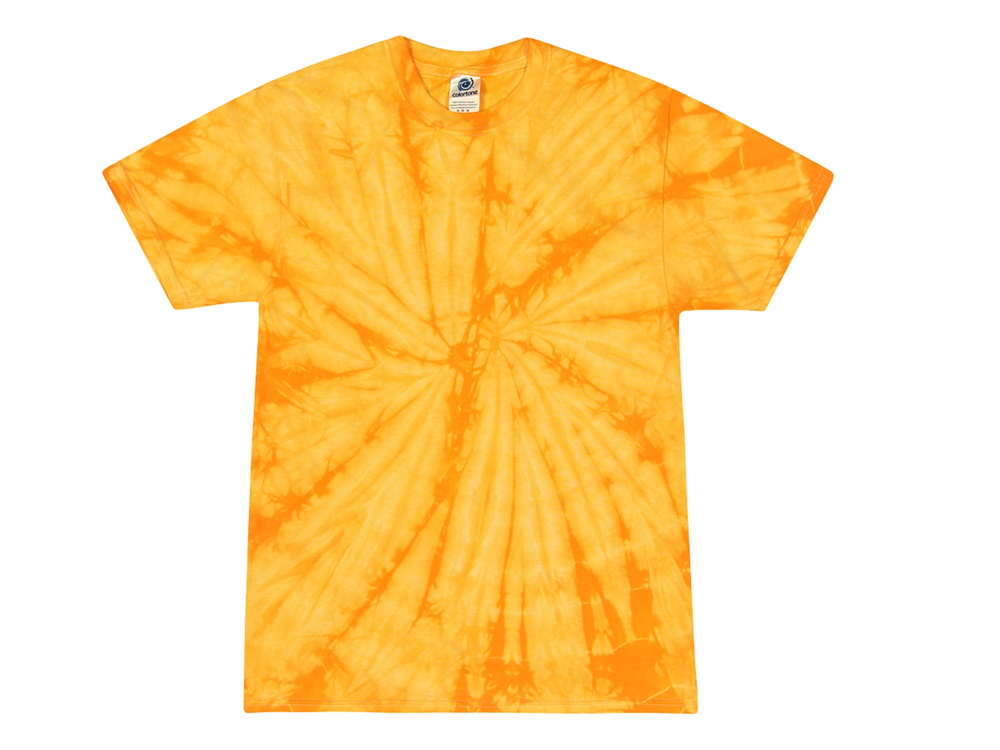 Colortone Tie Dye T-shirts Plain Multi Colors Adult S to 5XL Men 100% ...