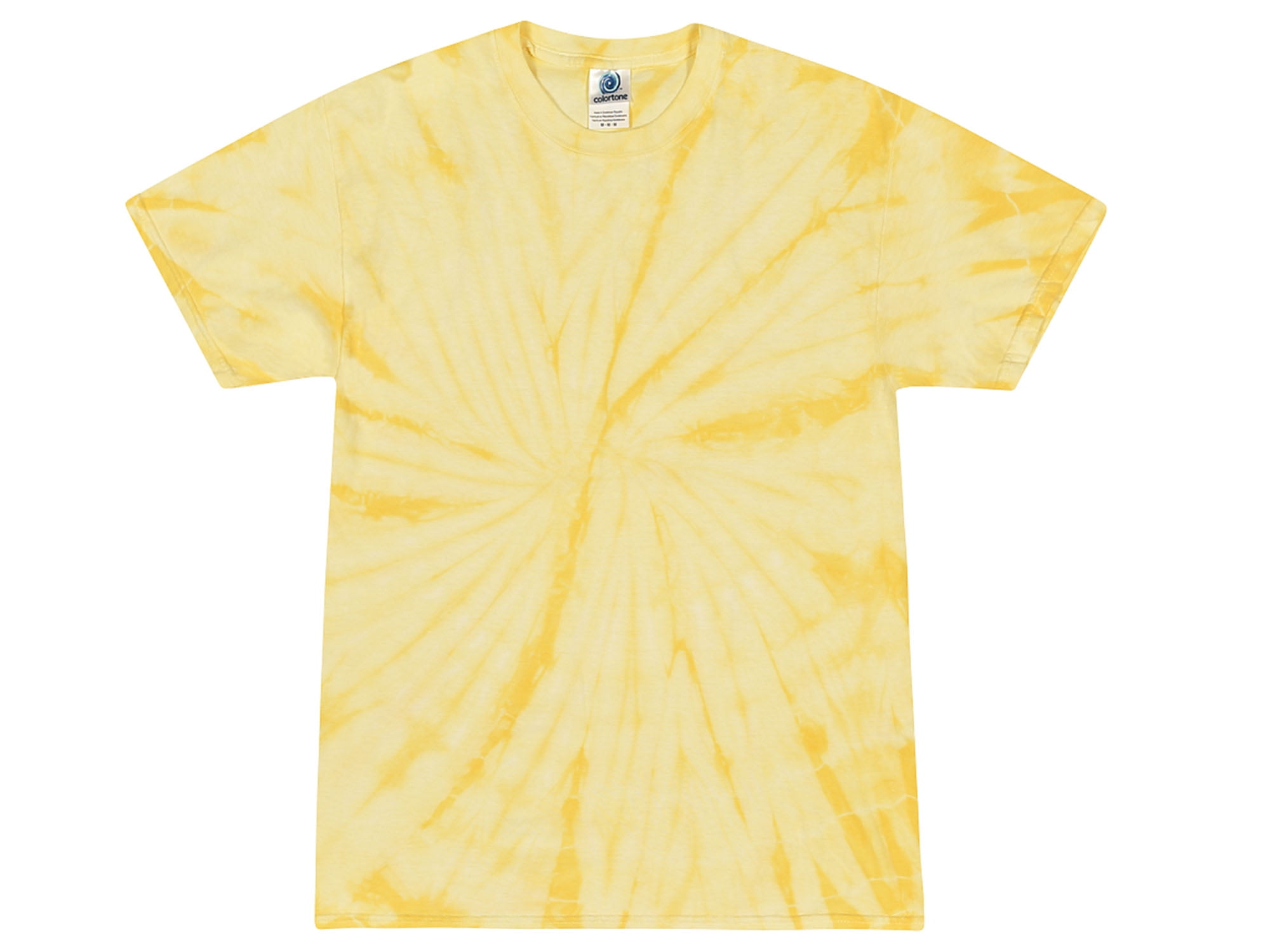Colortone Tie Dye T-shirts Plain Multi Colors Adult S to 5XL Men 100% ...