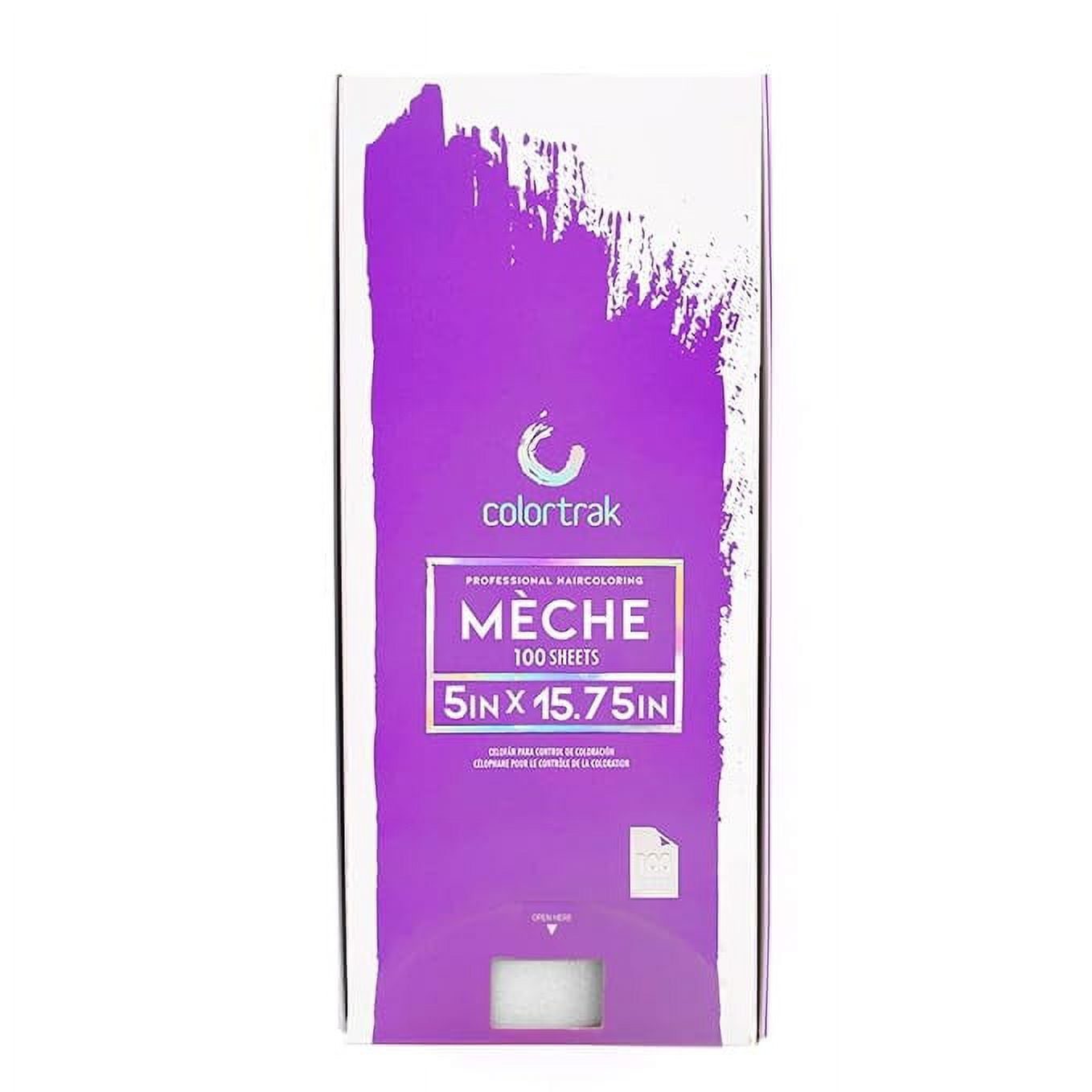 Colortrak Professional Reusable Hair Coloring Meche Sheets, Improves ...