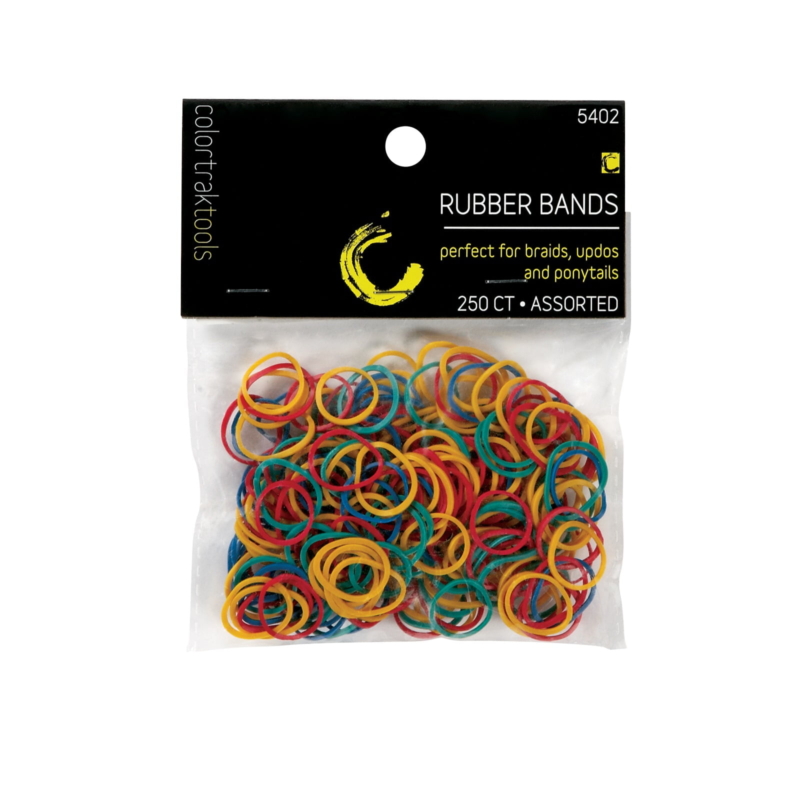Colortrak Tools 5403 Rubber Bands Assorted Colors 250 Count - Walmart.com