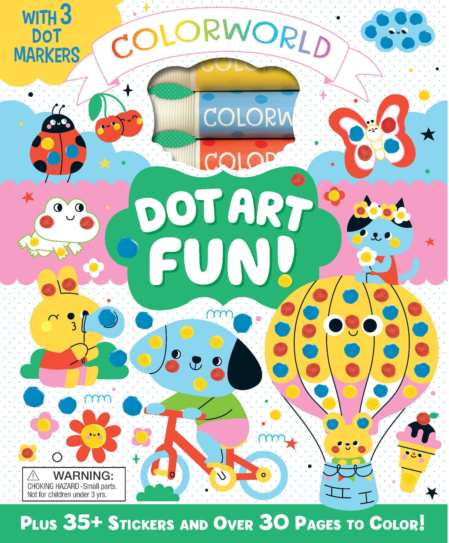 ColorWorld: Dot Art Fun!: Plus 35+ Stickers and over 30 Pages to Color ...