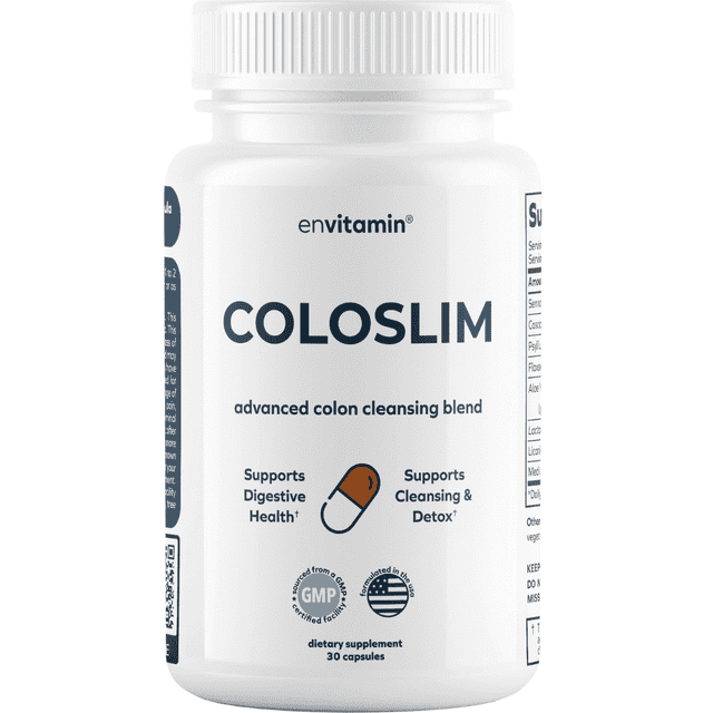 Envitamin Coloslim - Gentle Colon Cleanse Supplement for Digestive ...
