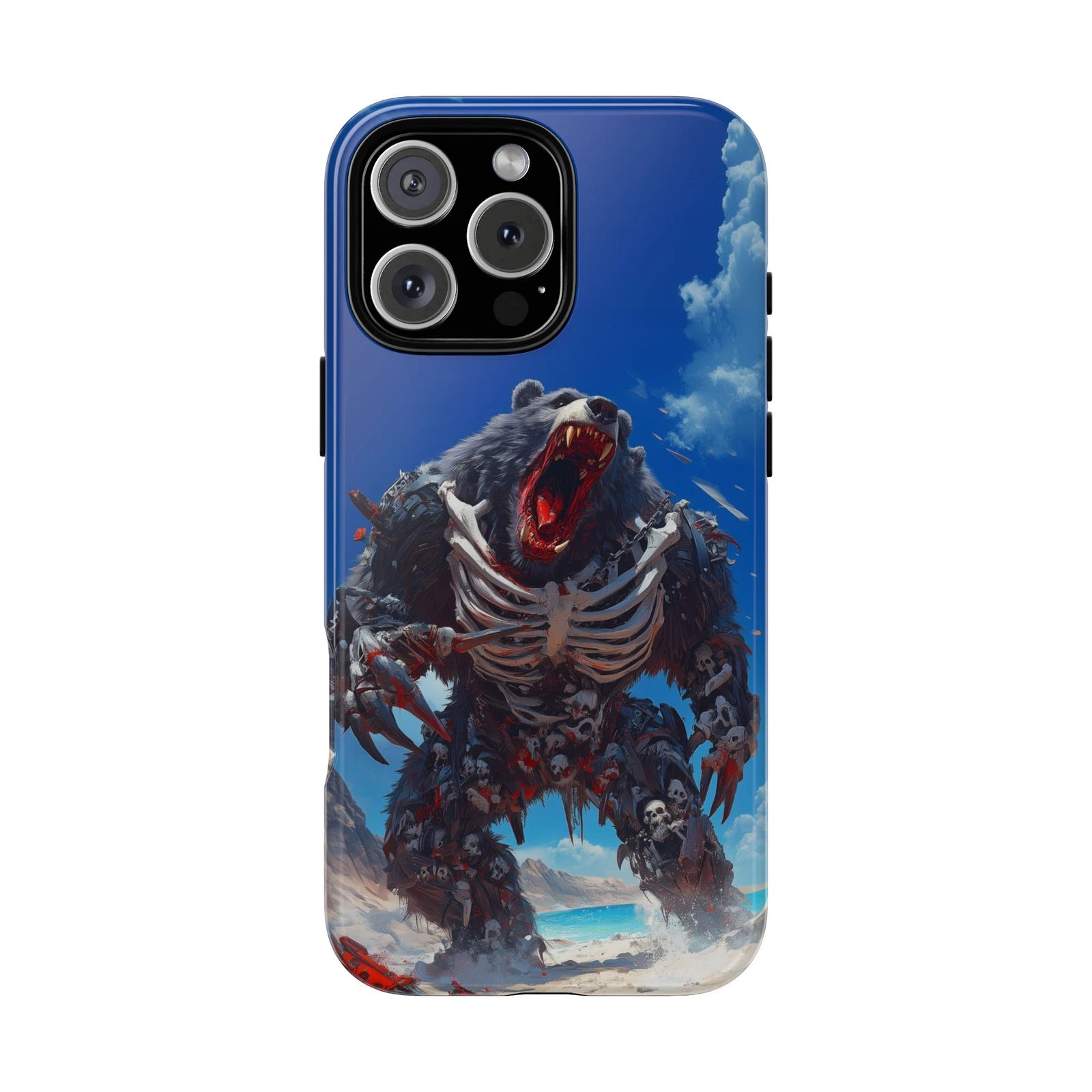 Colossal Bear Armor Fantasy Phone Case for iPhone 17 11 12 13 14 15 16 ...