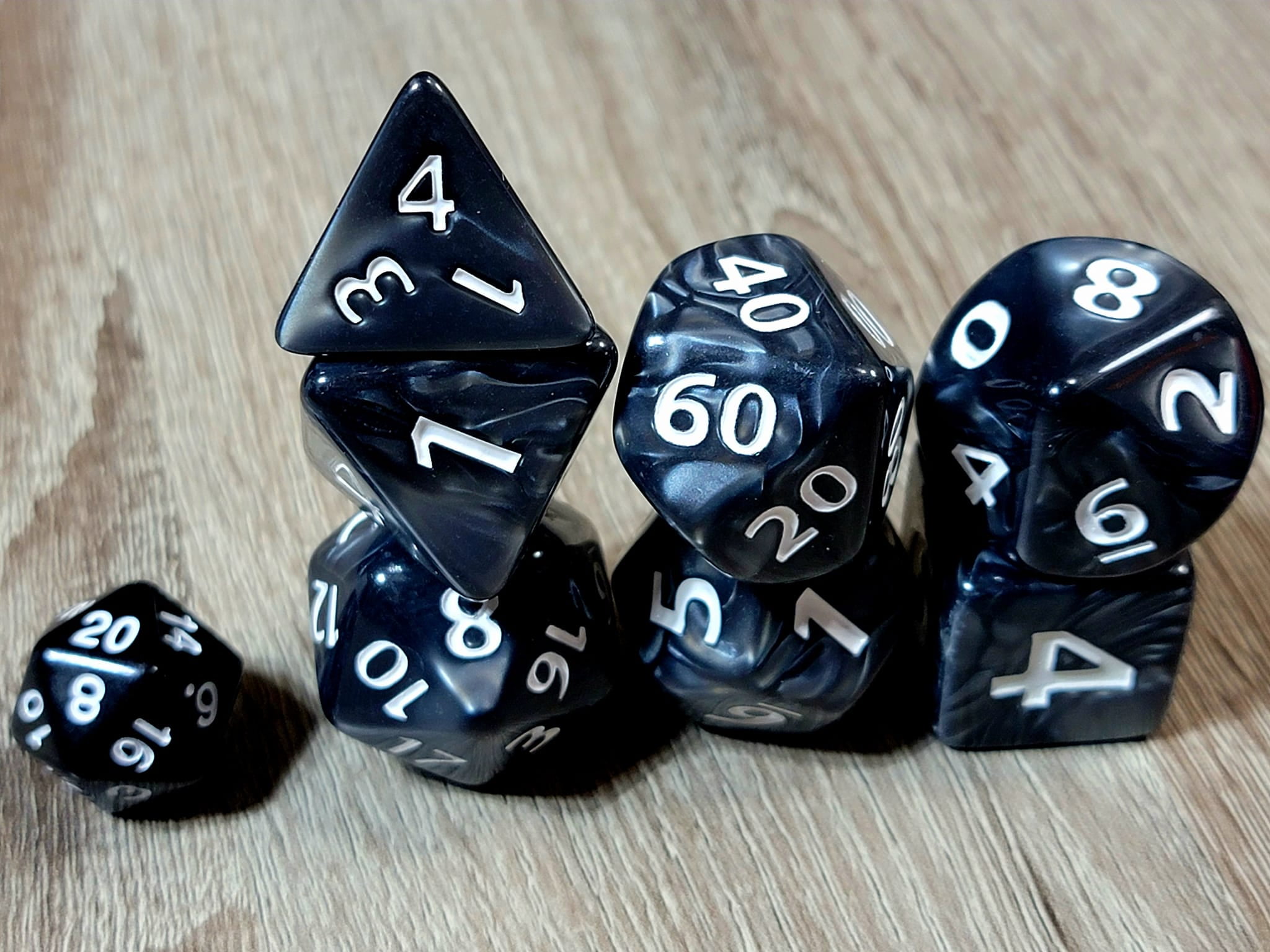 Colossal Black 25-29mm Large Jumbo Dnd Dice Set | Dungeons and Dragons ...