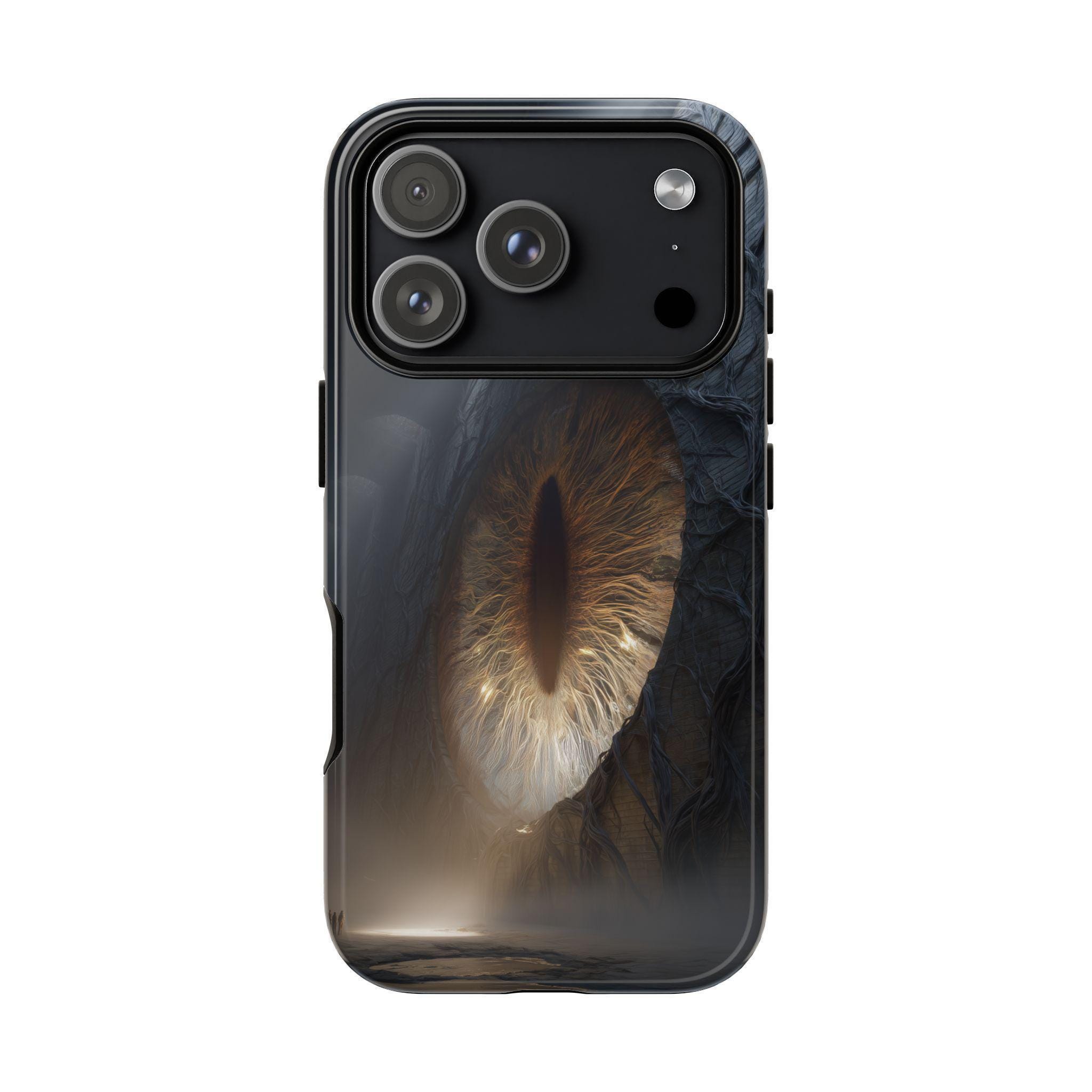 Colossal Eye Ancient Stone Wall Mythic Gaze Art Phone Case 17 16 15 14 ...