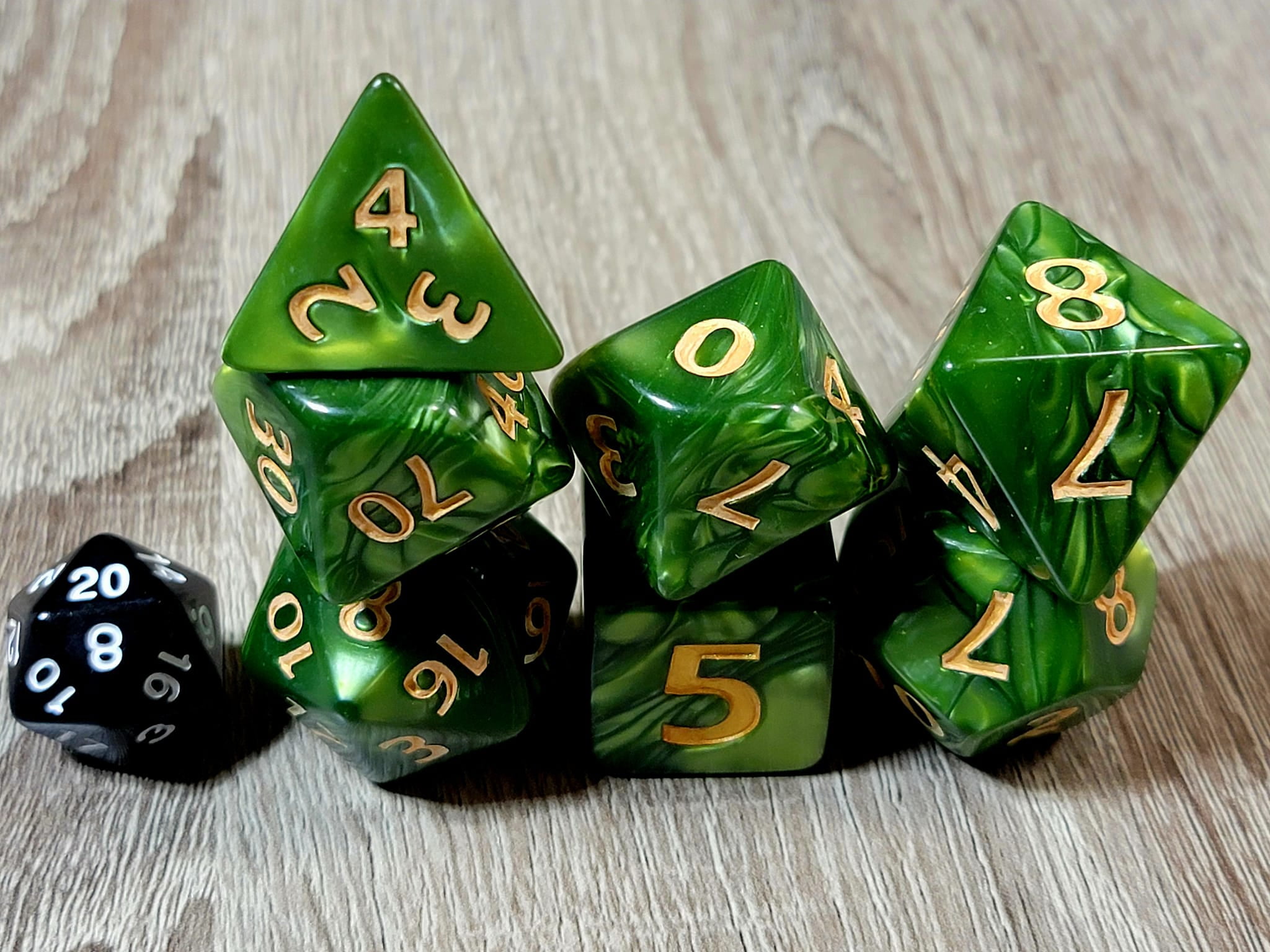 Colossal Green 25-29mm Large Jumbo Dnd Dice Set | Dungeons and Dragons ...