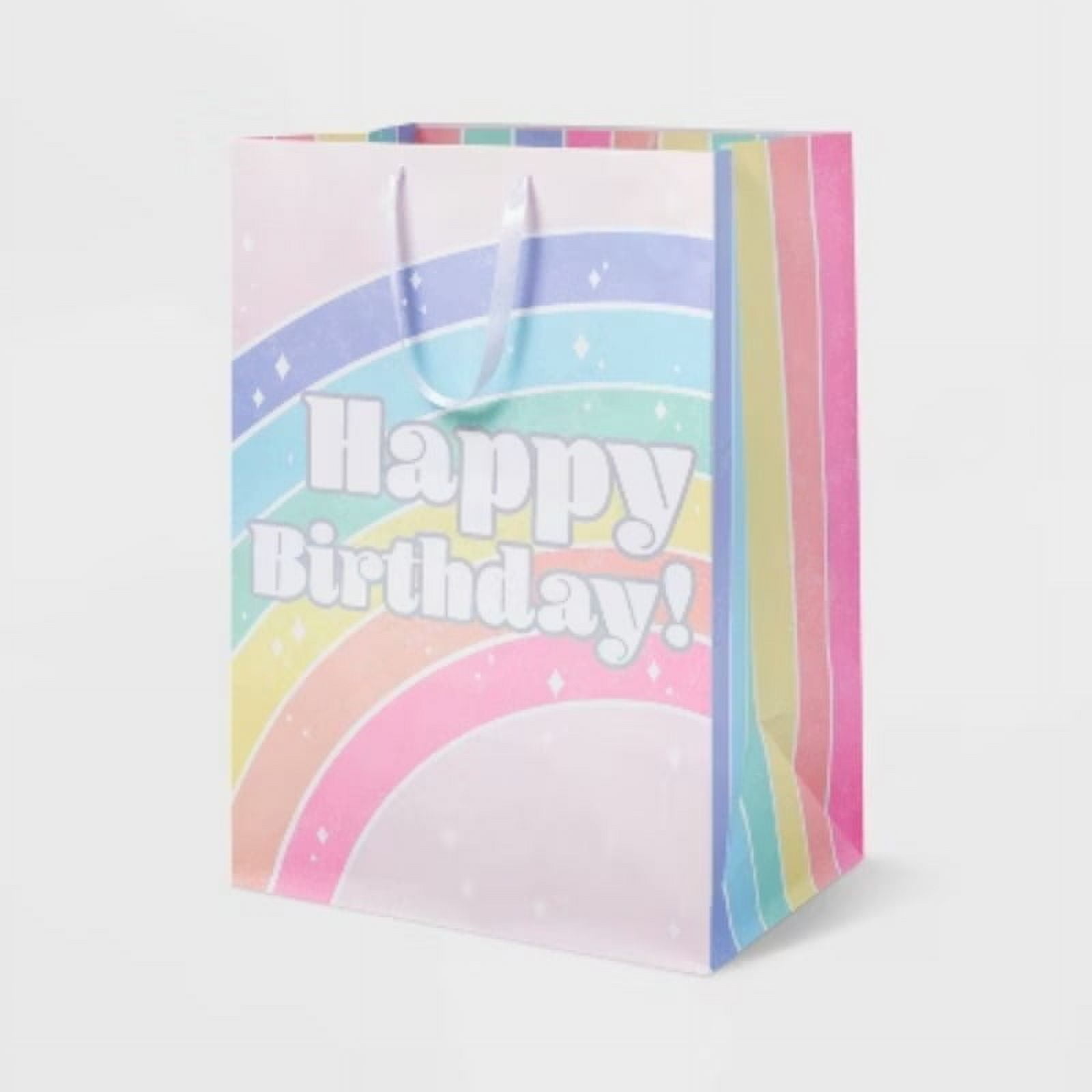 Colossal Happy Birthday Rainbow Gift Bag - Walmart.com