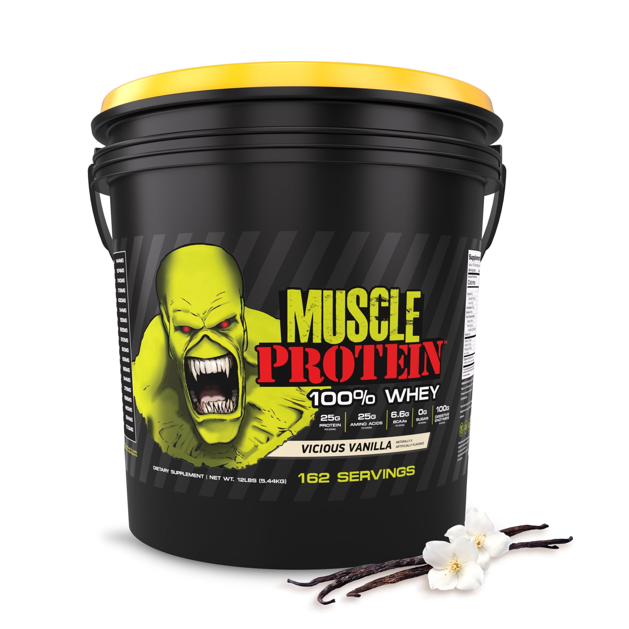 Colossal Labs Protein for Muscle Growth, 162 Servings, 12 lbs, Vanilla ...