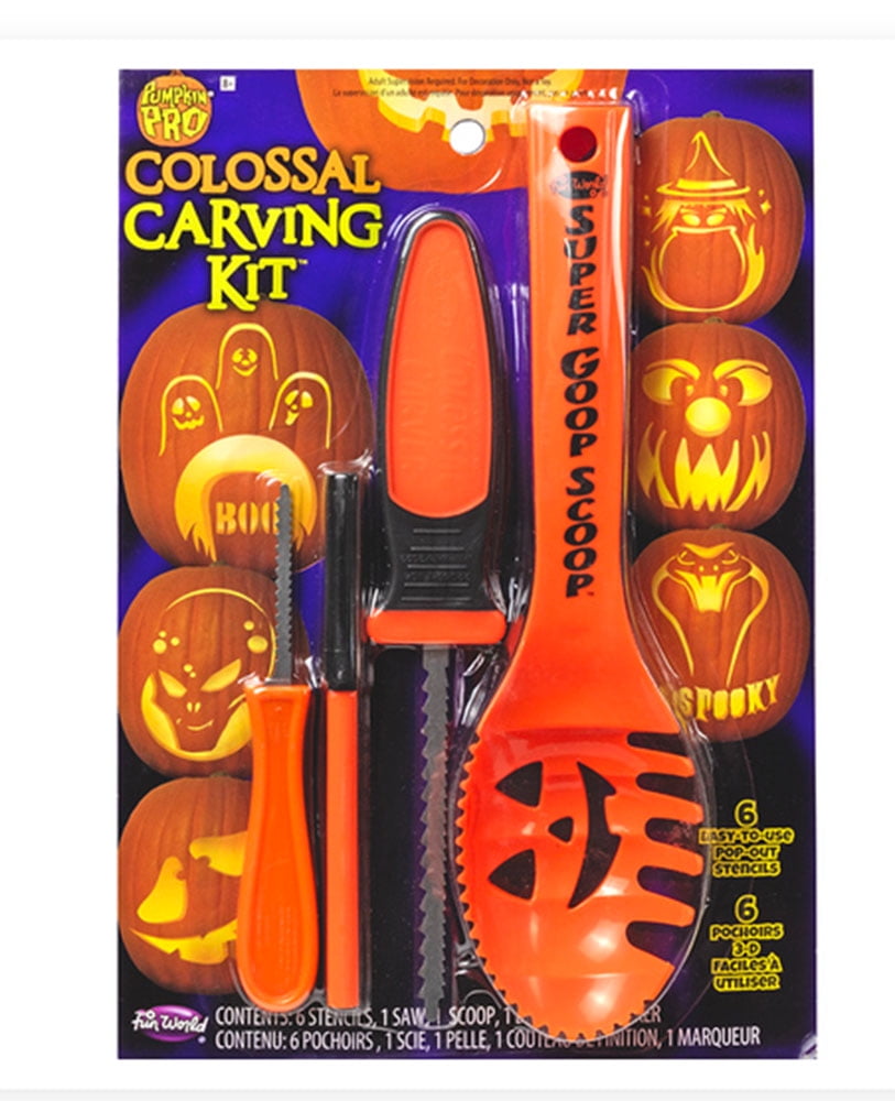 Colossal Halloween Pumpkin Carving Kit - Walmart.com