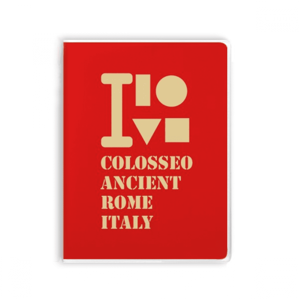 Colosseo Ancient Roman Italy Notebook Gum Cover Diary Soft Cover ...
