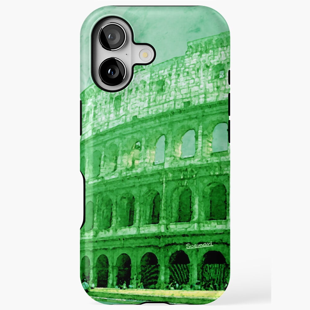 Colosseo Rome Italy Ancient Landmark Art iPhone Case 17 to 11 Pro Max ...
