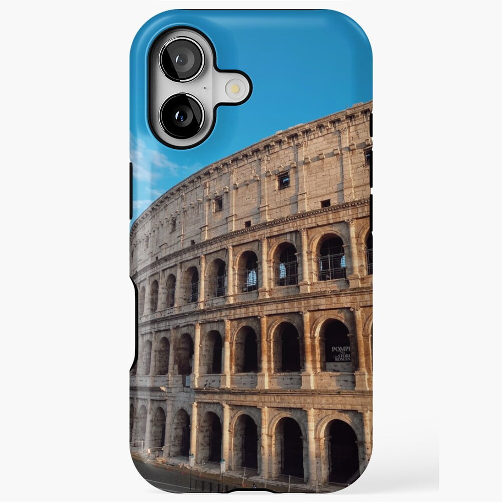 Colosseum Rome Italy Landmark Illustration iPhone Case 17 through 11 ...
