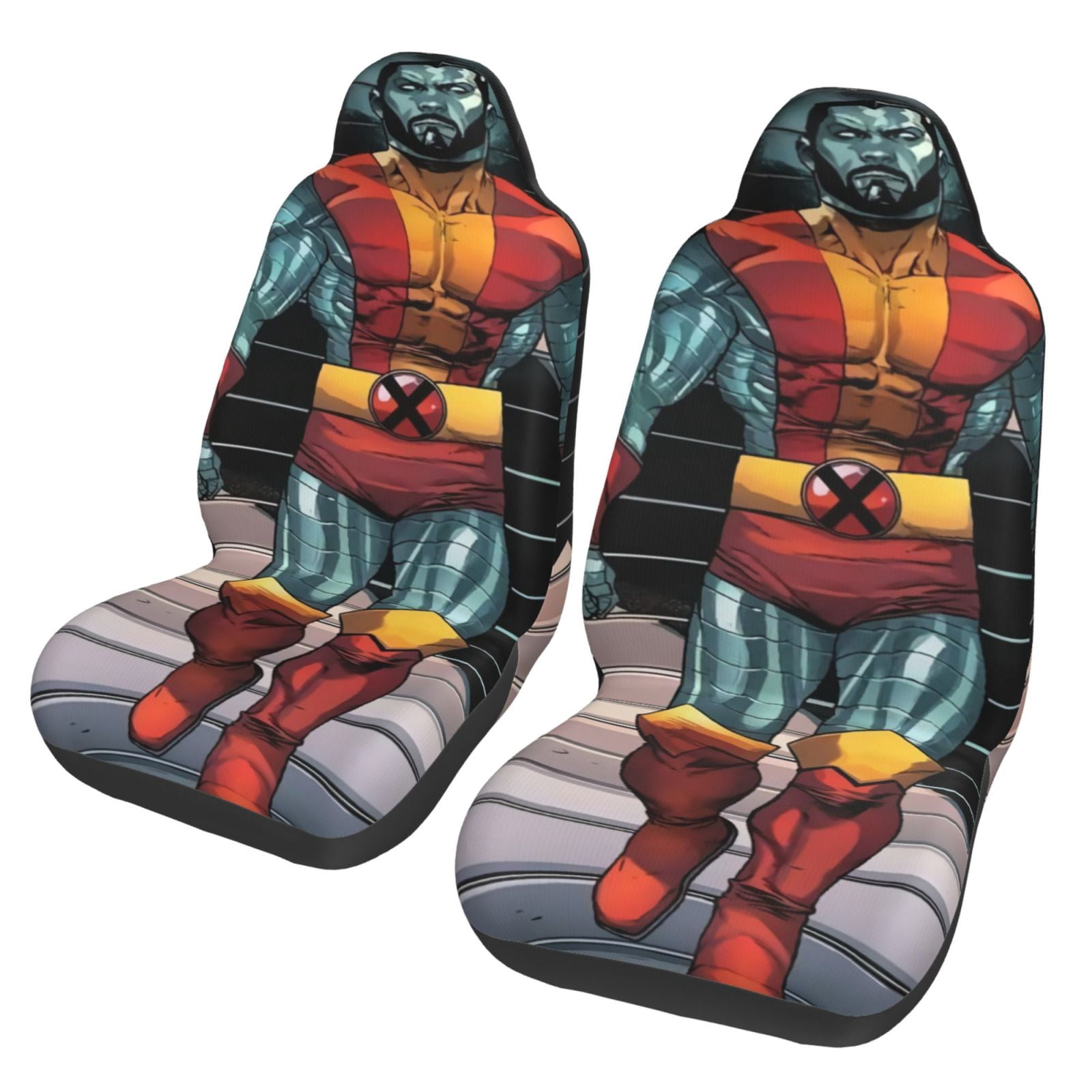Colossus Car Seat Covers 2 Pack Cartoon Print Front Seat Covers ...