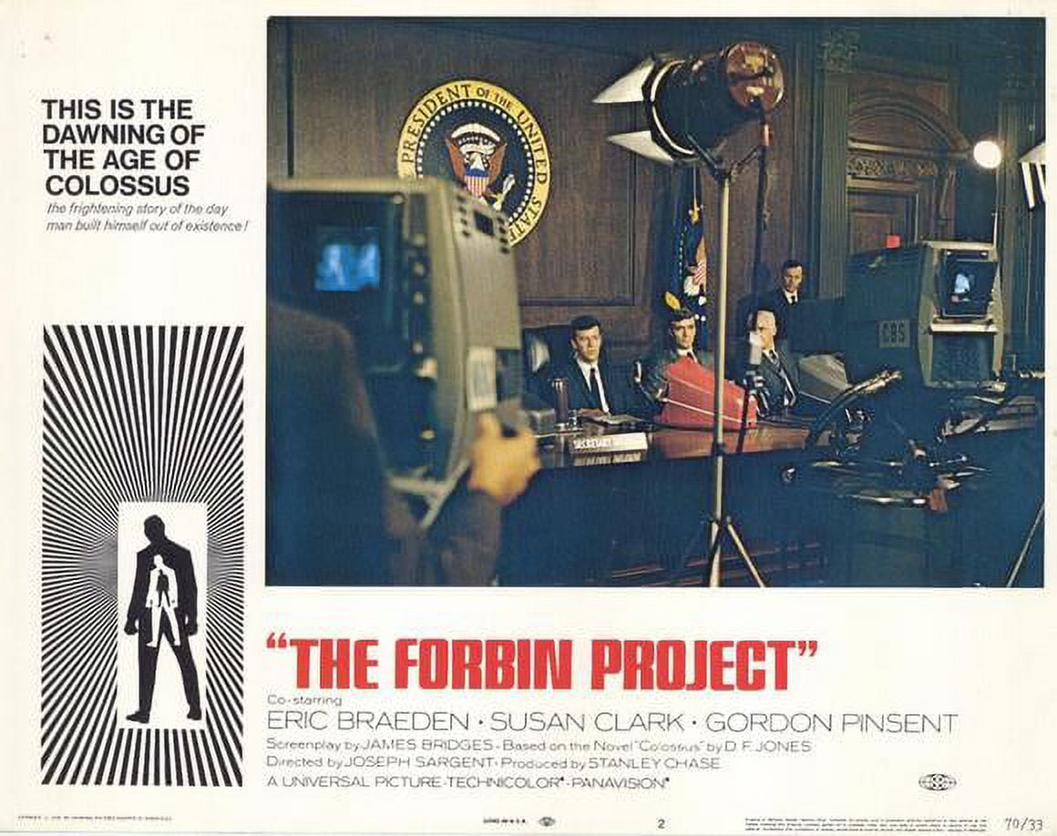 Colossus Forbin Project - movie POSTER (Style B) (11" x 14") (1970 ...