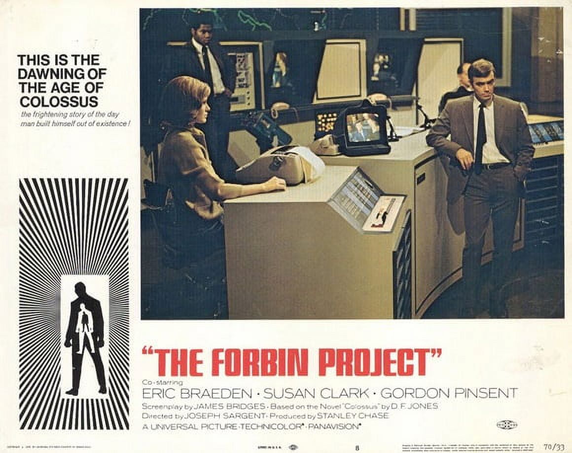 Colossus Forbin Project - movie POSTER (Style G) (11" x 14") (1970 ...