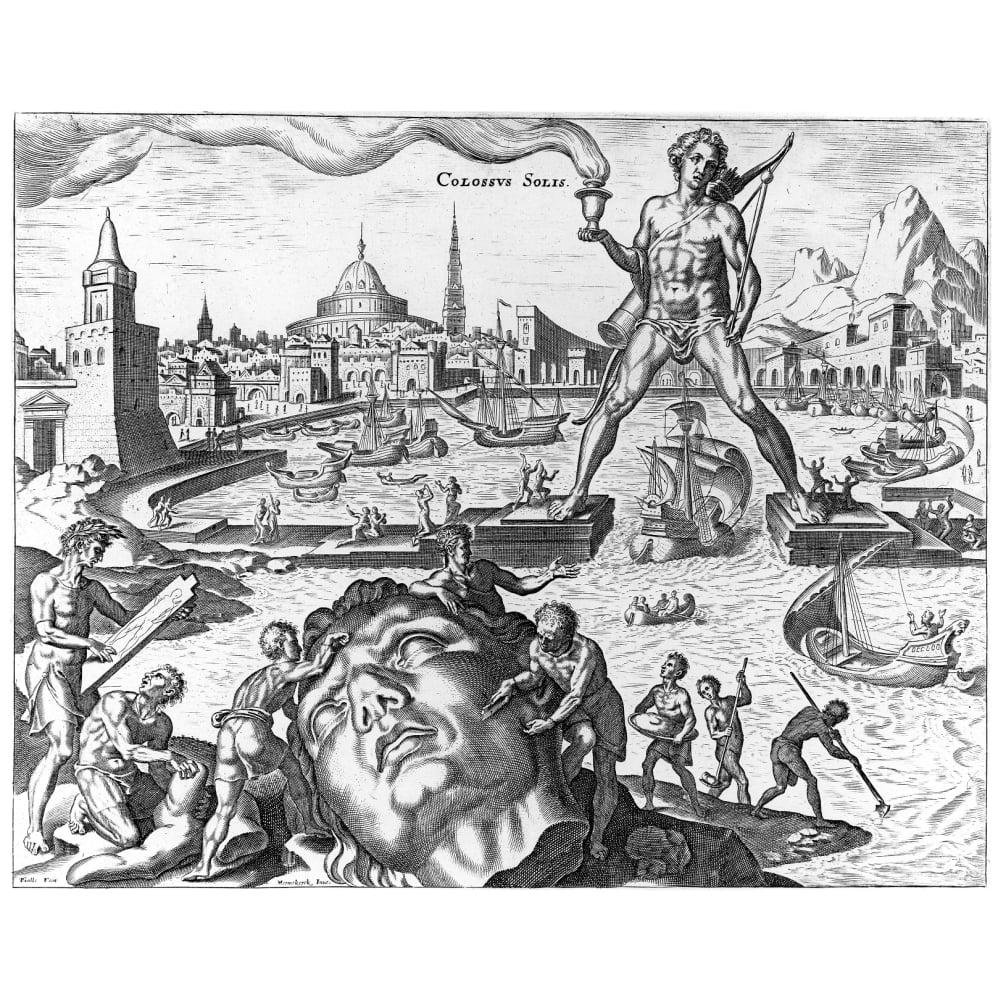 Colossus Of Rhodes. None Of The Wonders Of The Ancient World The ...