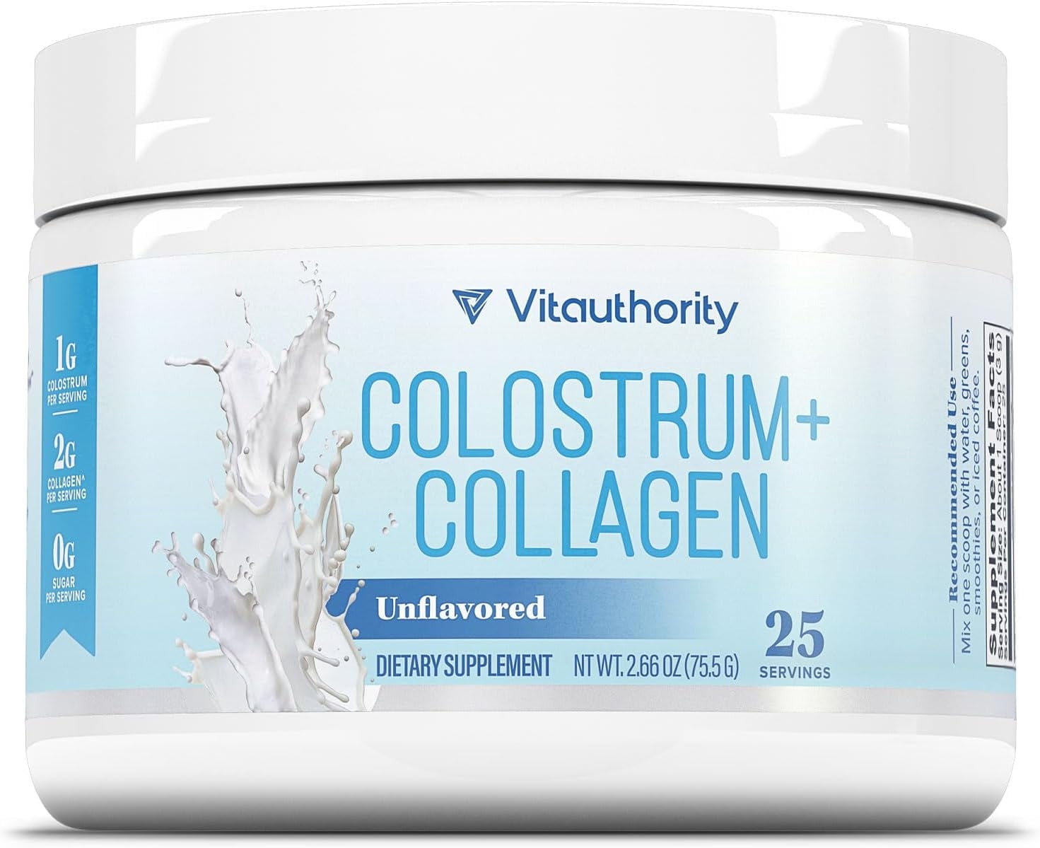 Vitauthority Colostrum Collagen Powder for Women, Gut and Immune ...