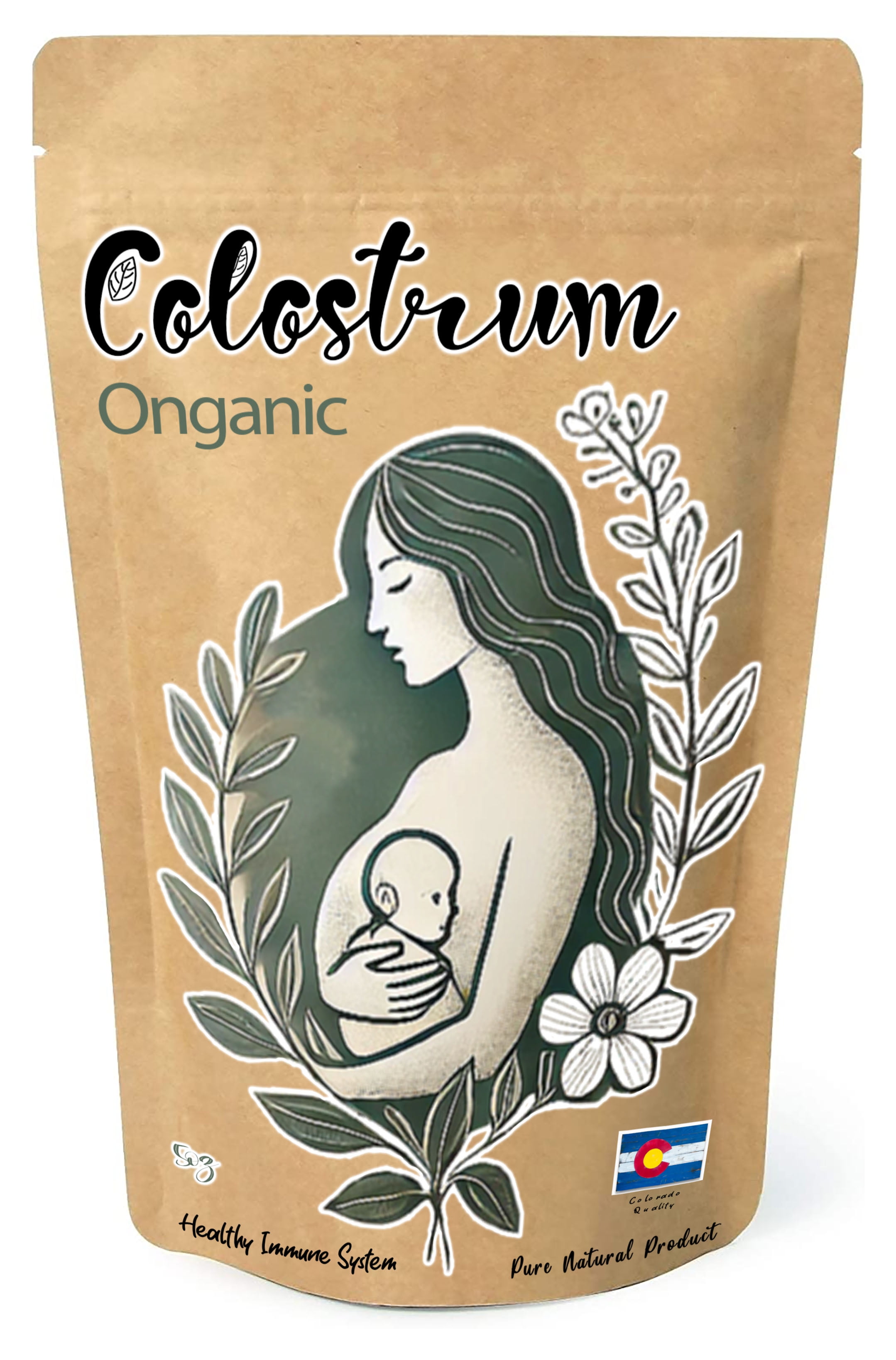 Colostrum Pure Natural 100% Colostrum Powder | 120 Servings | 5oz ...