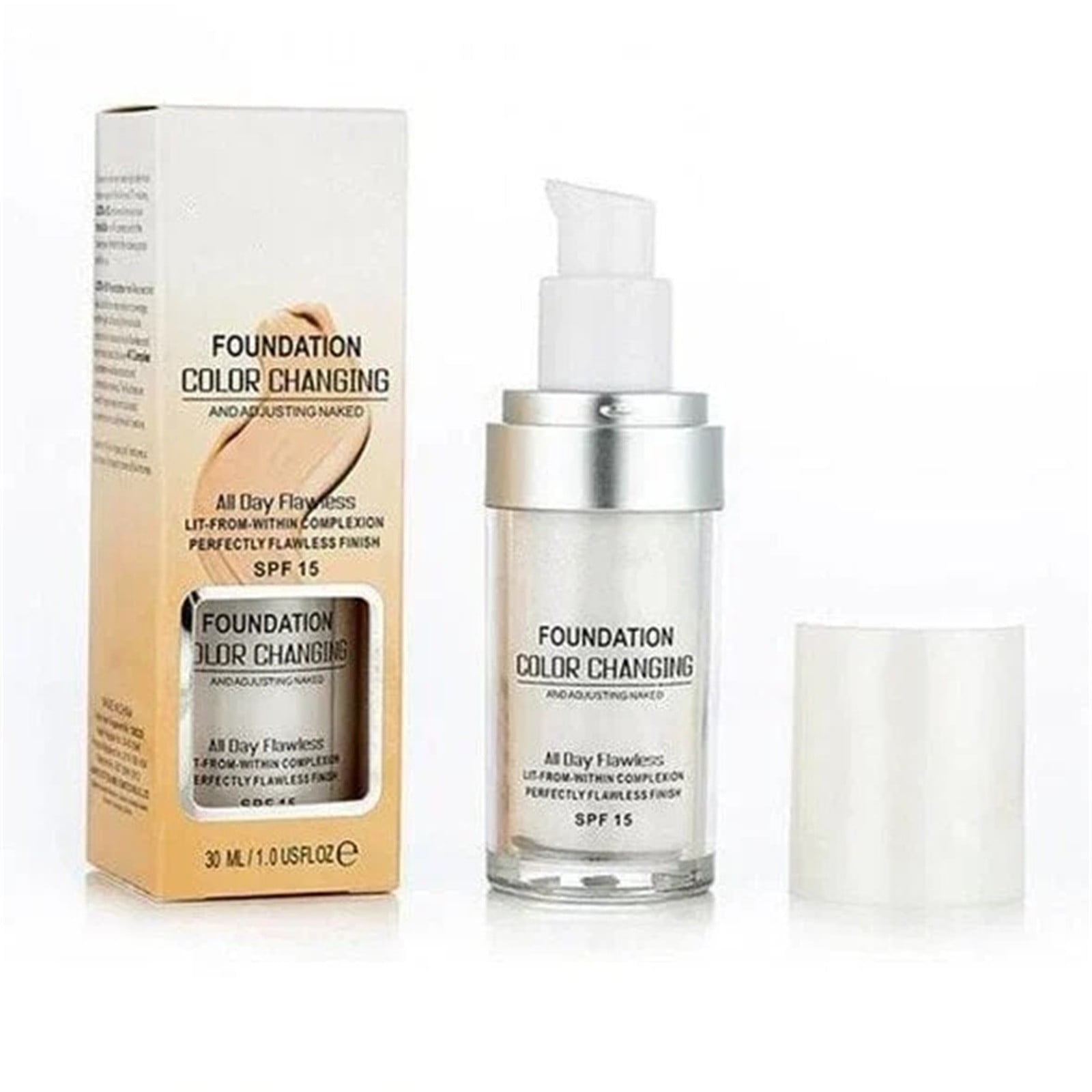 Colour Changing Mature Skin Foundation, Color Changing Foundation for ...