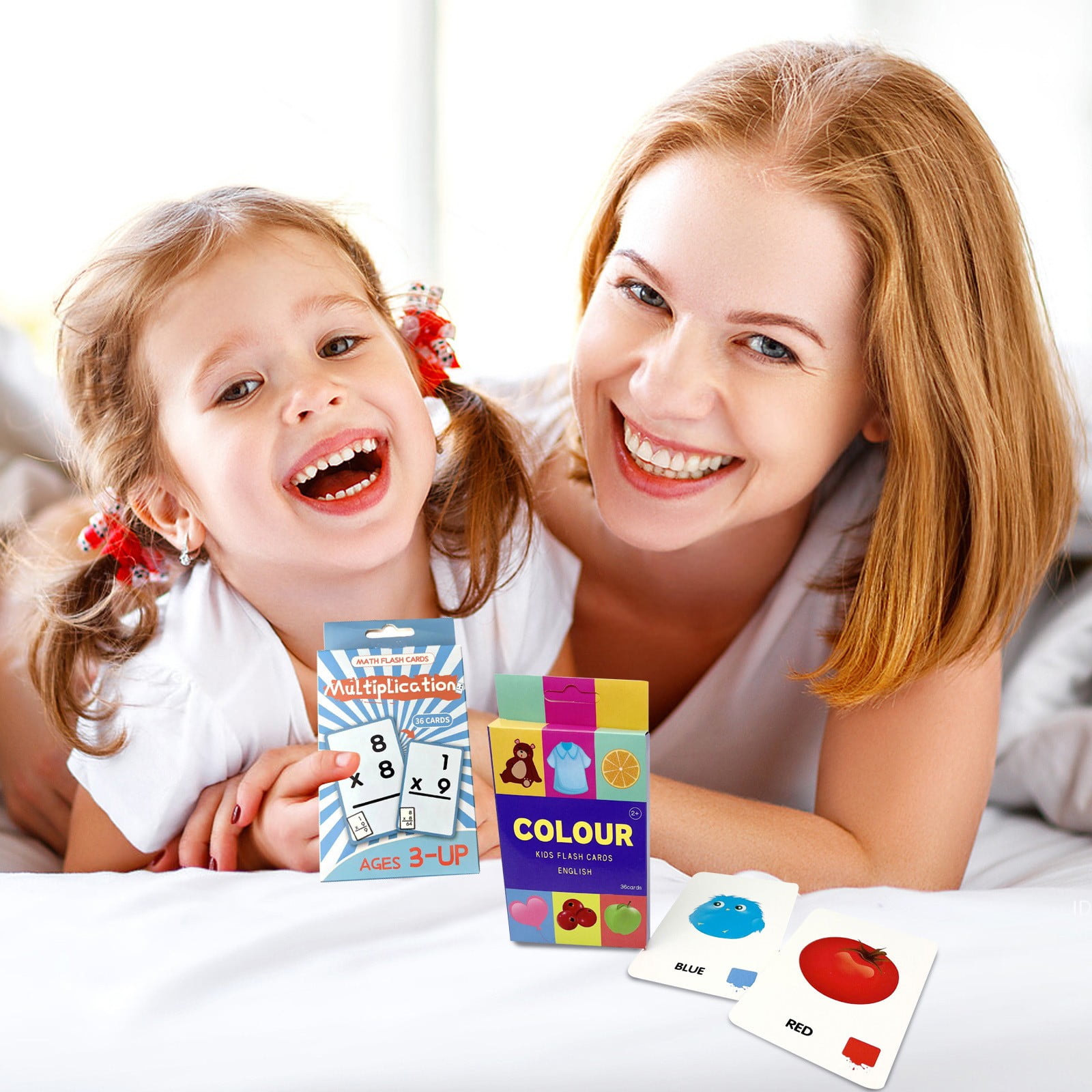 Colour Flash Cards, 36 Cards, Small Boxes for Toddlers, FlashCards ...