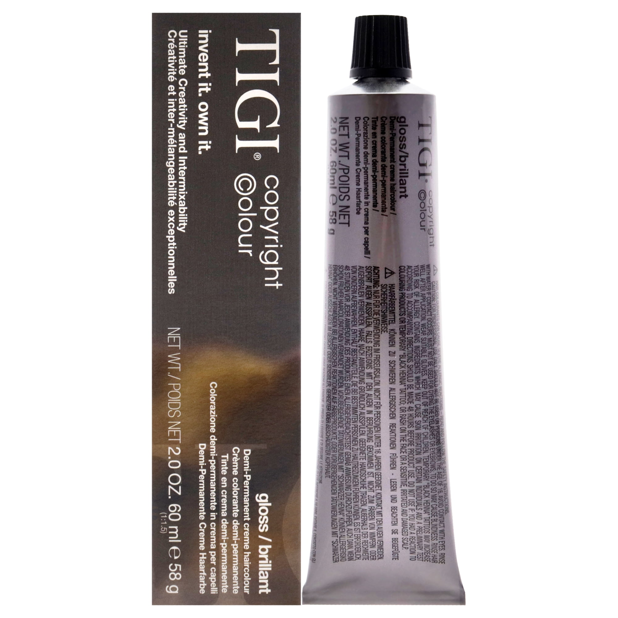 Colour Gloss Creme Hair Color - # 7/0 Natural Blonde by TIGI for Unisex ...