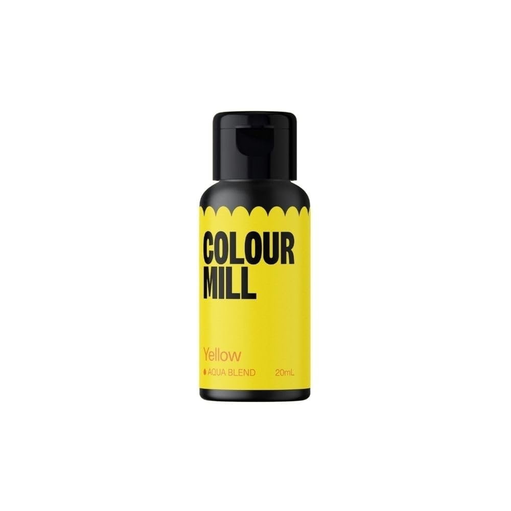 Colour Mill Aqua Blend Water-Based Food Coloring, 20 Milliliters Yellow ...