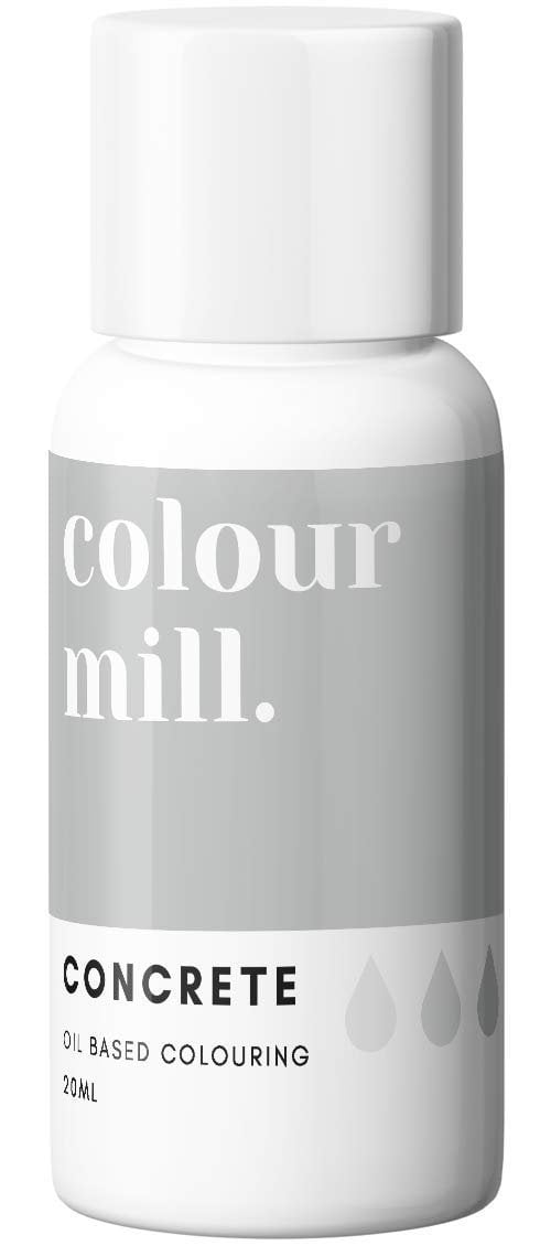 Colour Mill Oil-Based Food Coloring, 20 Milliliters Concrete - Walmart.com