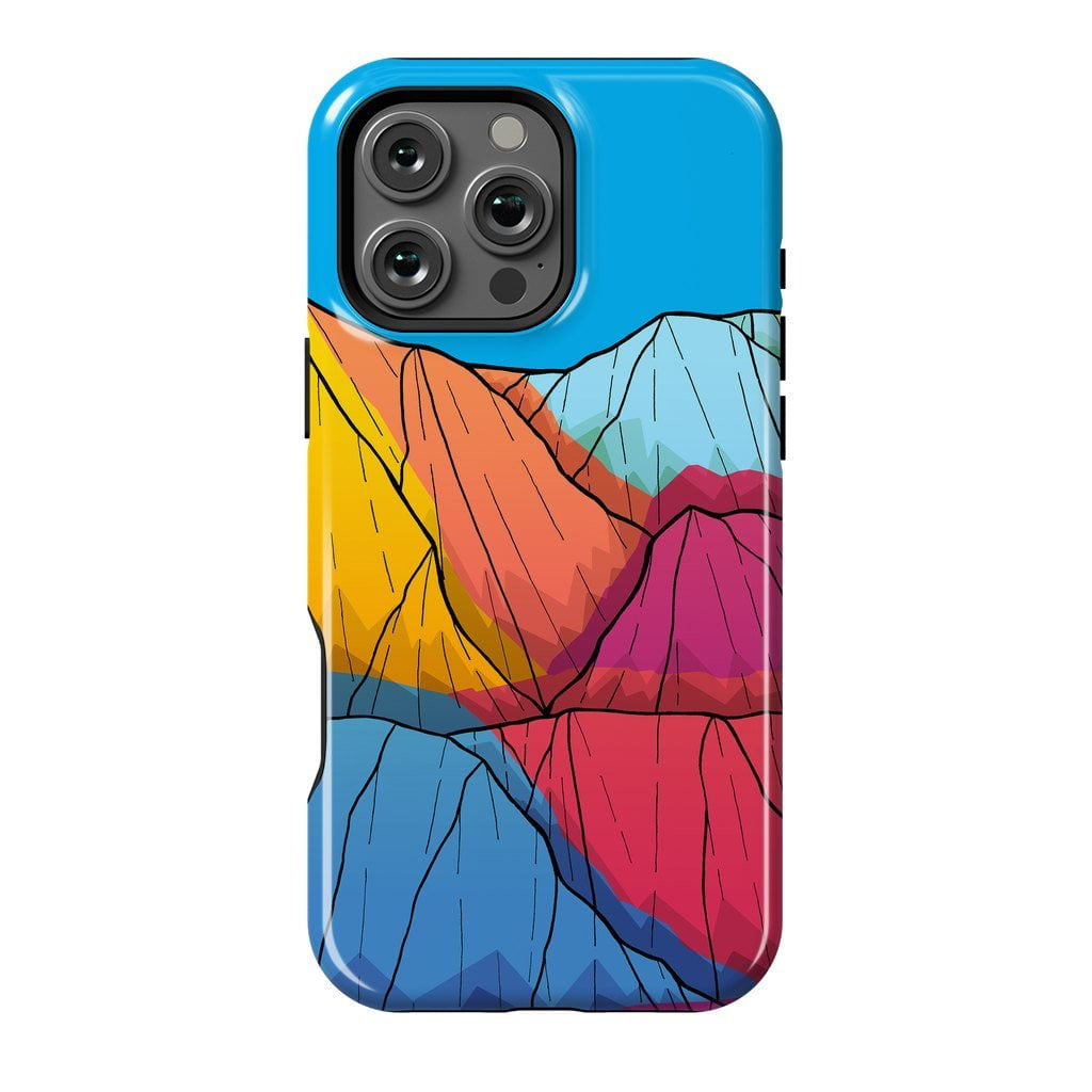 Colour Outside Mountain Art For iPhone 11 to 17 Pro Max Compatible ...