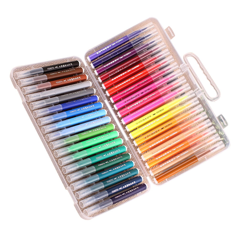 Colour Pencil Paint Marker Watercolor Marckers Marked Plastic Child ...